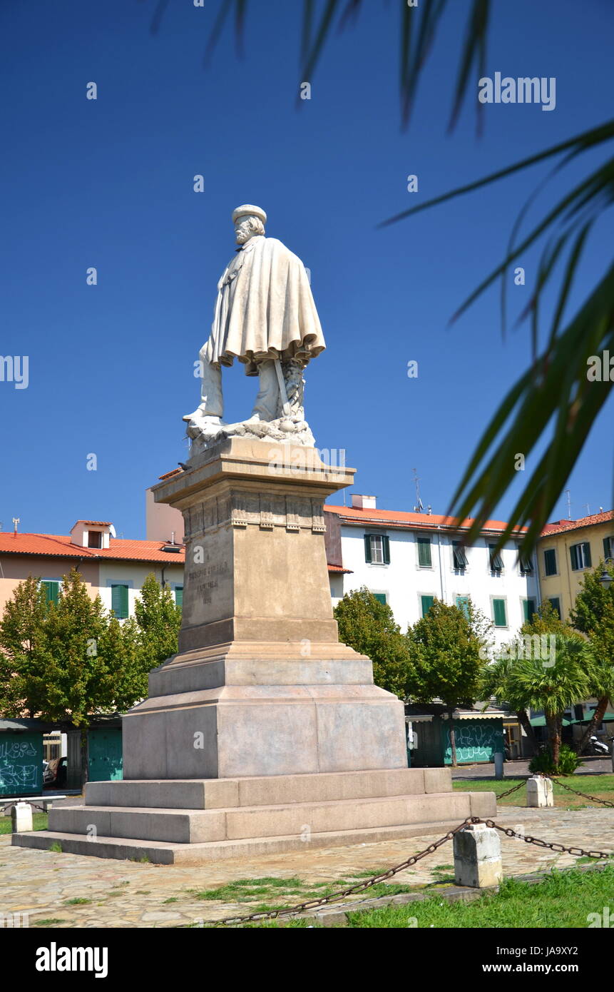 monument, art, statue, sculpture, tuscany, italy, blue, house, building ...