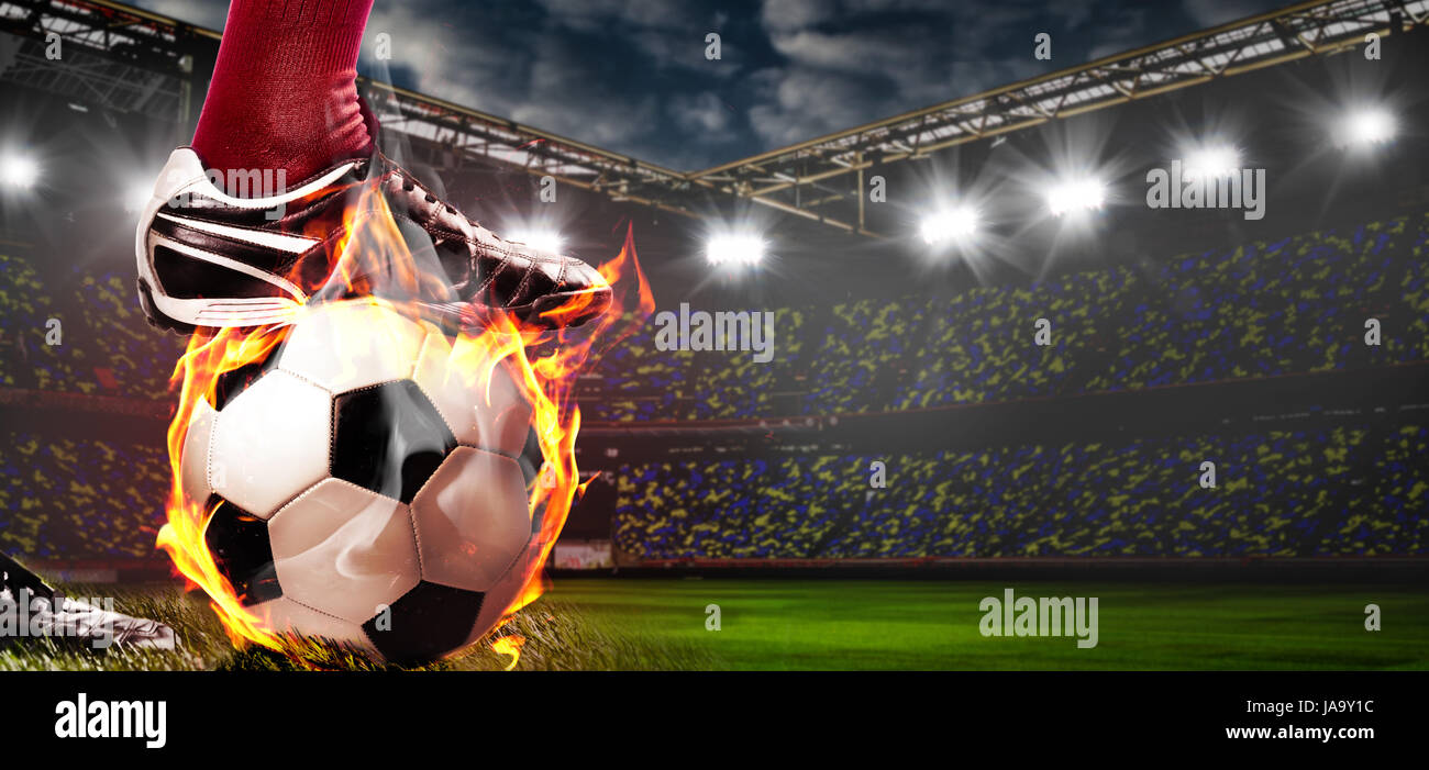 legs of soccer or football player Stock Photo - Alamy