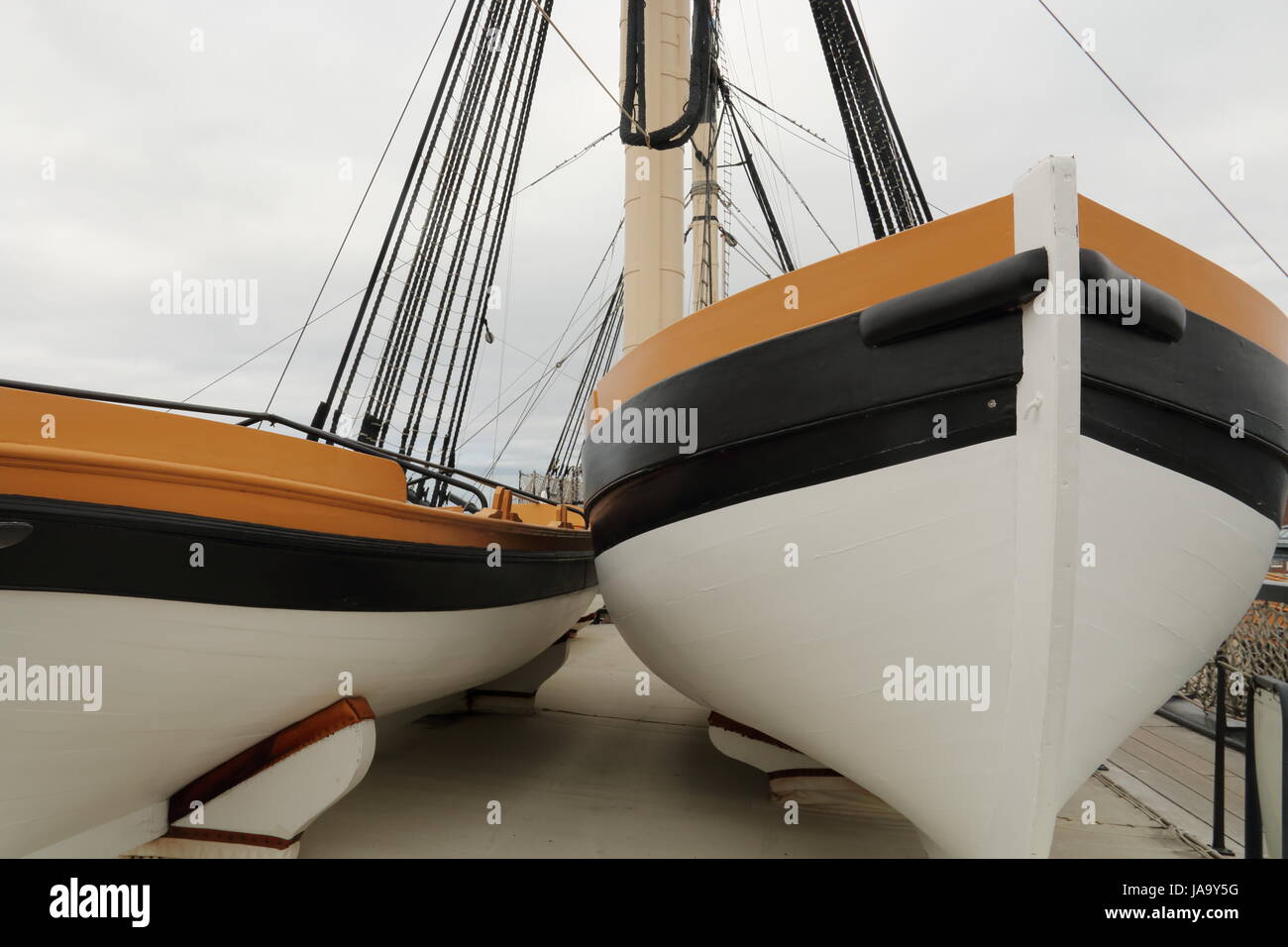 HMS Victorys lifeboats,Historic Dockyard,Portsmouth,UK Stock Photo - Alamy