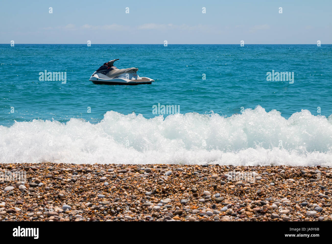 Jet ski on tropical beach hi-res stock photography and images - Alamy