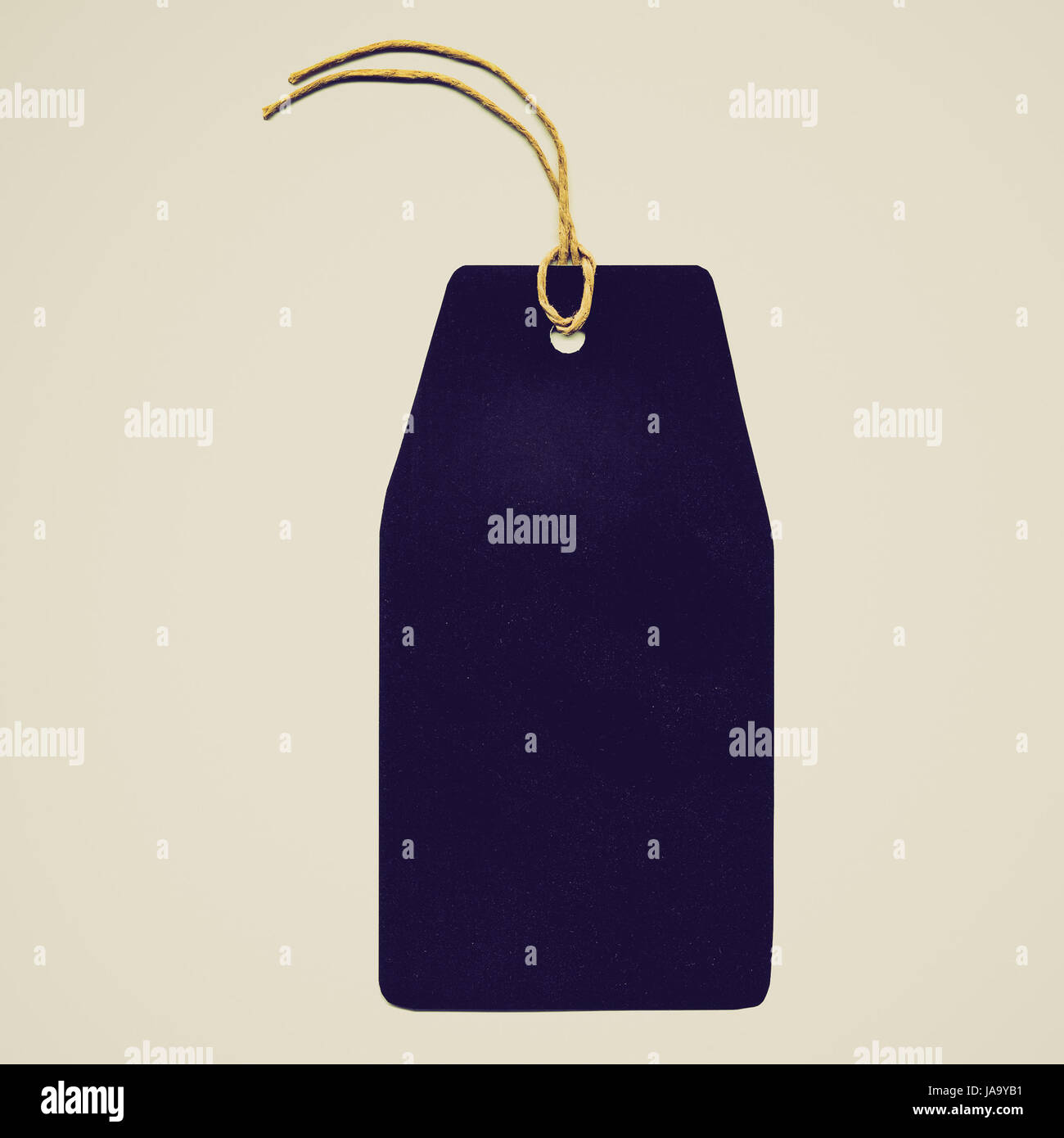 Vintage looking A paper tag or label or sticker Stock Photo - Alamy