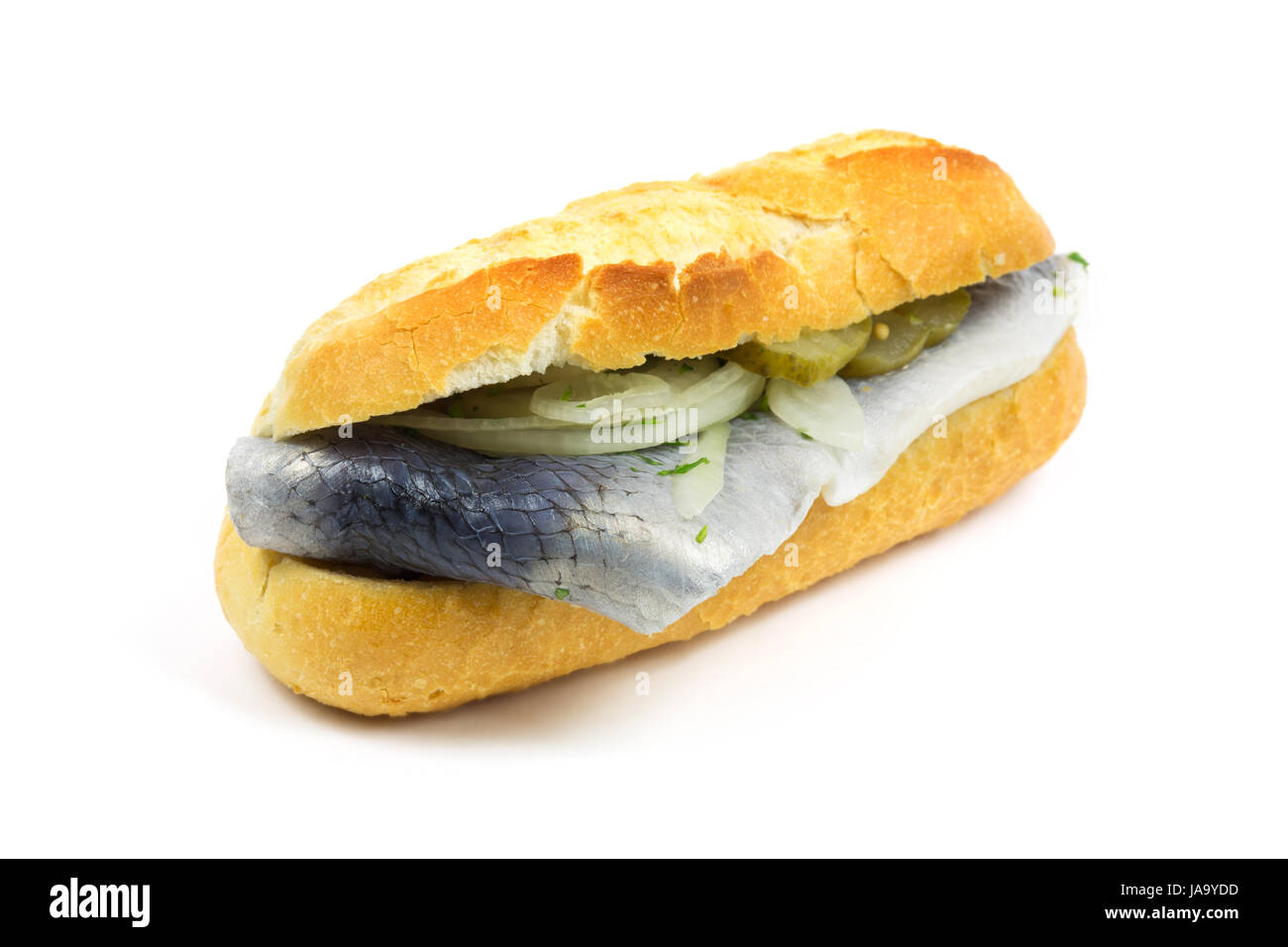 bread, sandwich, baguette, fish, snack, snack time, food, aliment ...