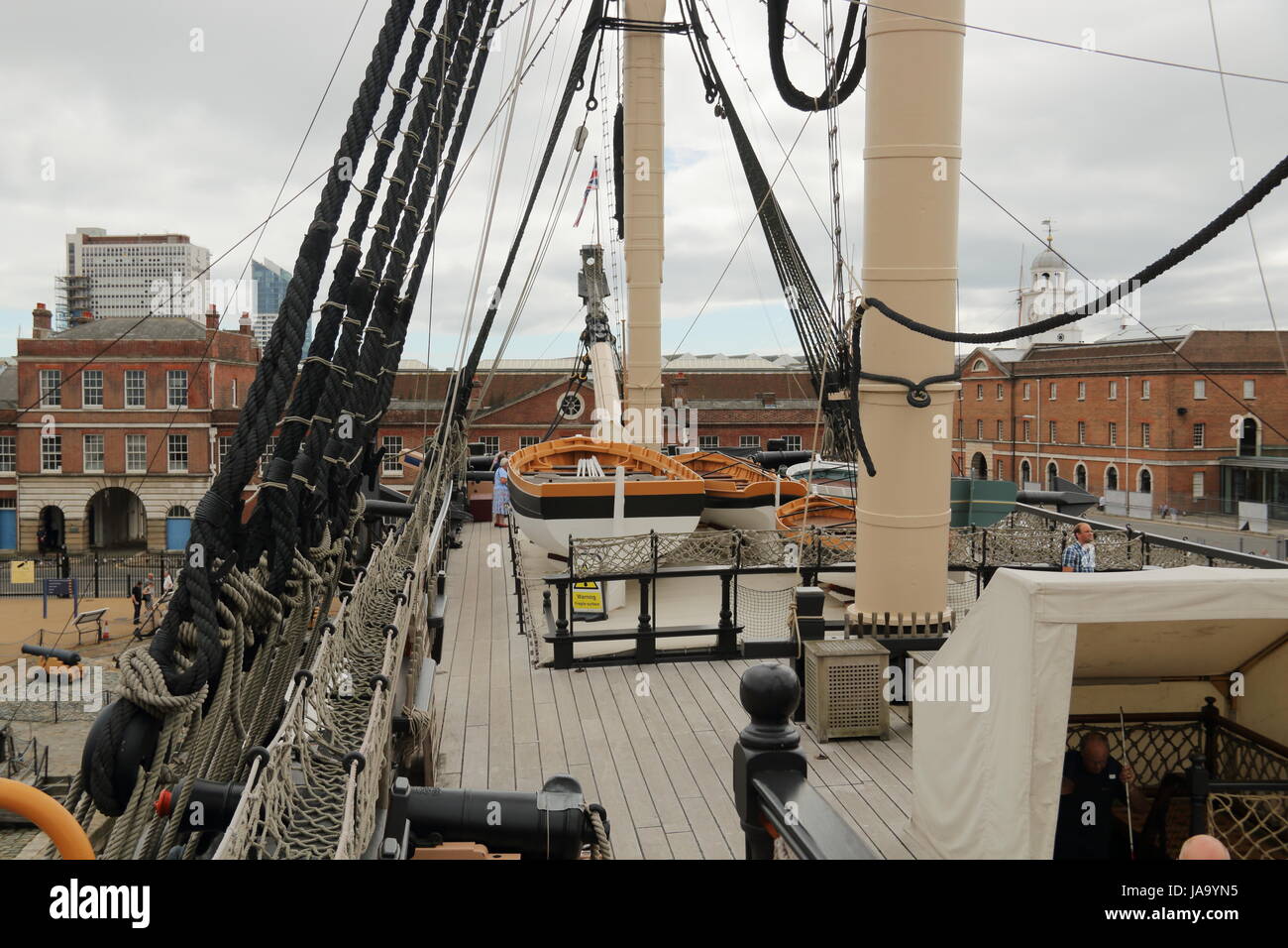 Mast of HMS Victory,Historic Dockyard,Portsmouth,UK Stock Photo - Alamy