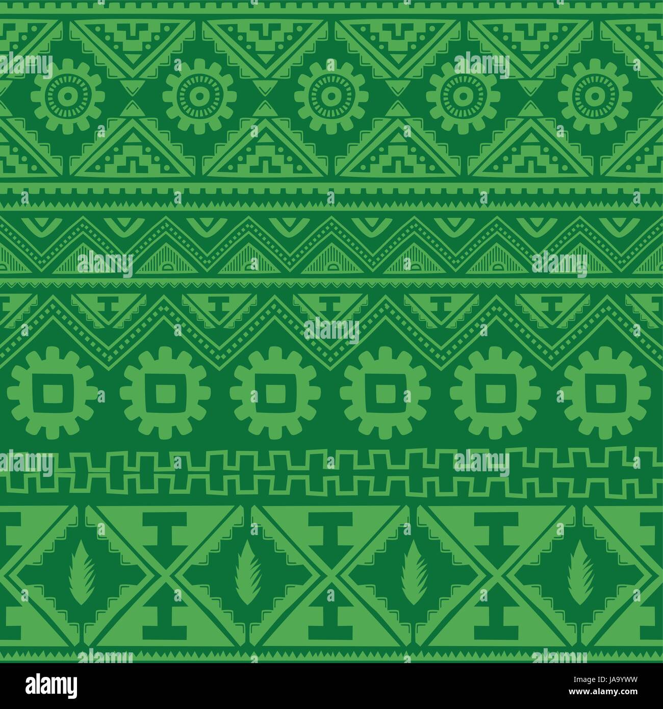 green native american ethnic pattern theme vector art Stock Vector ...
