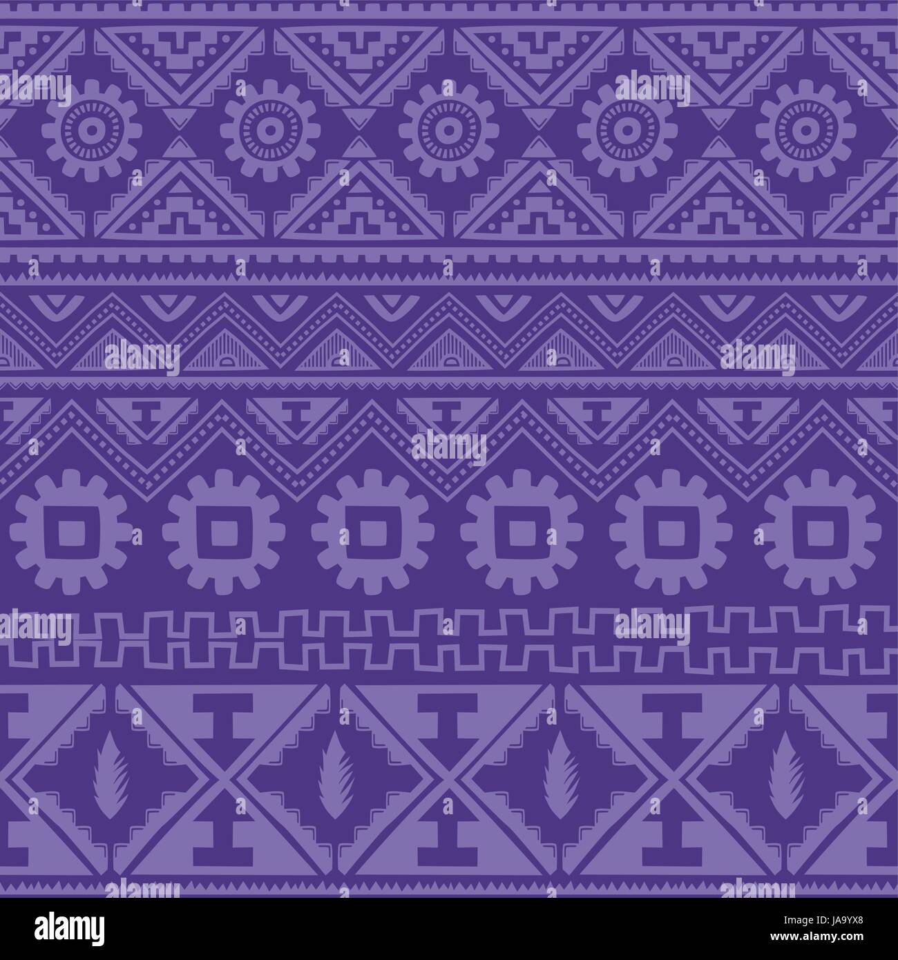 purple native american ethnic pattern theme vector art Stock Vector ...