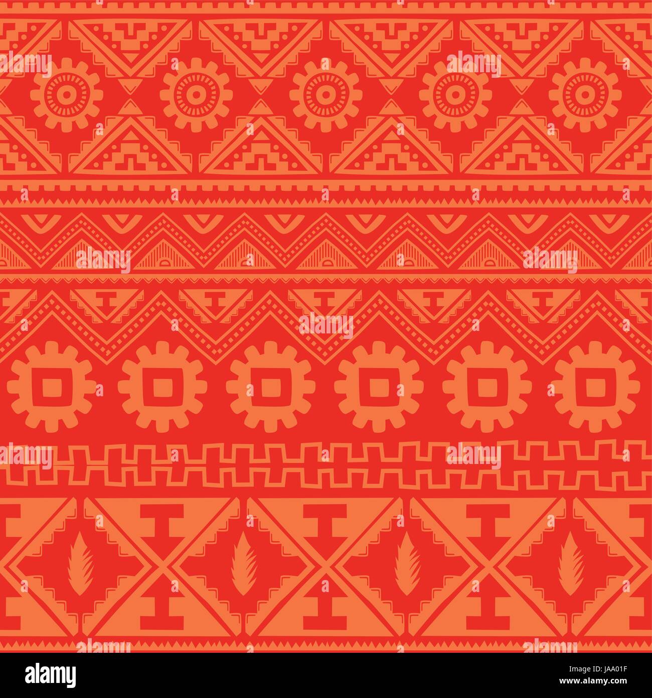 pink native american ethnic pattern theme vector art Stock Vector Image ...