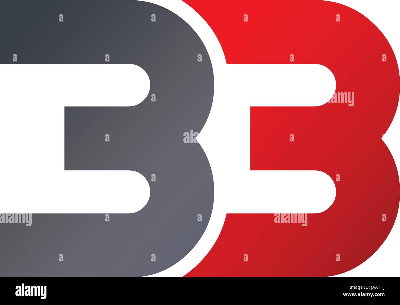 number logotype color logo template vector art illustration Stock ...