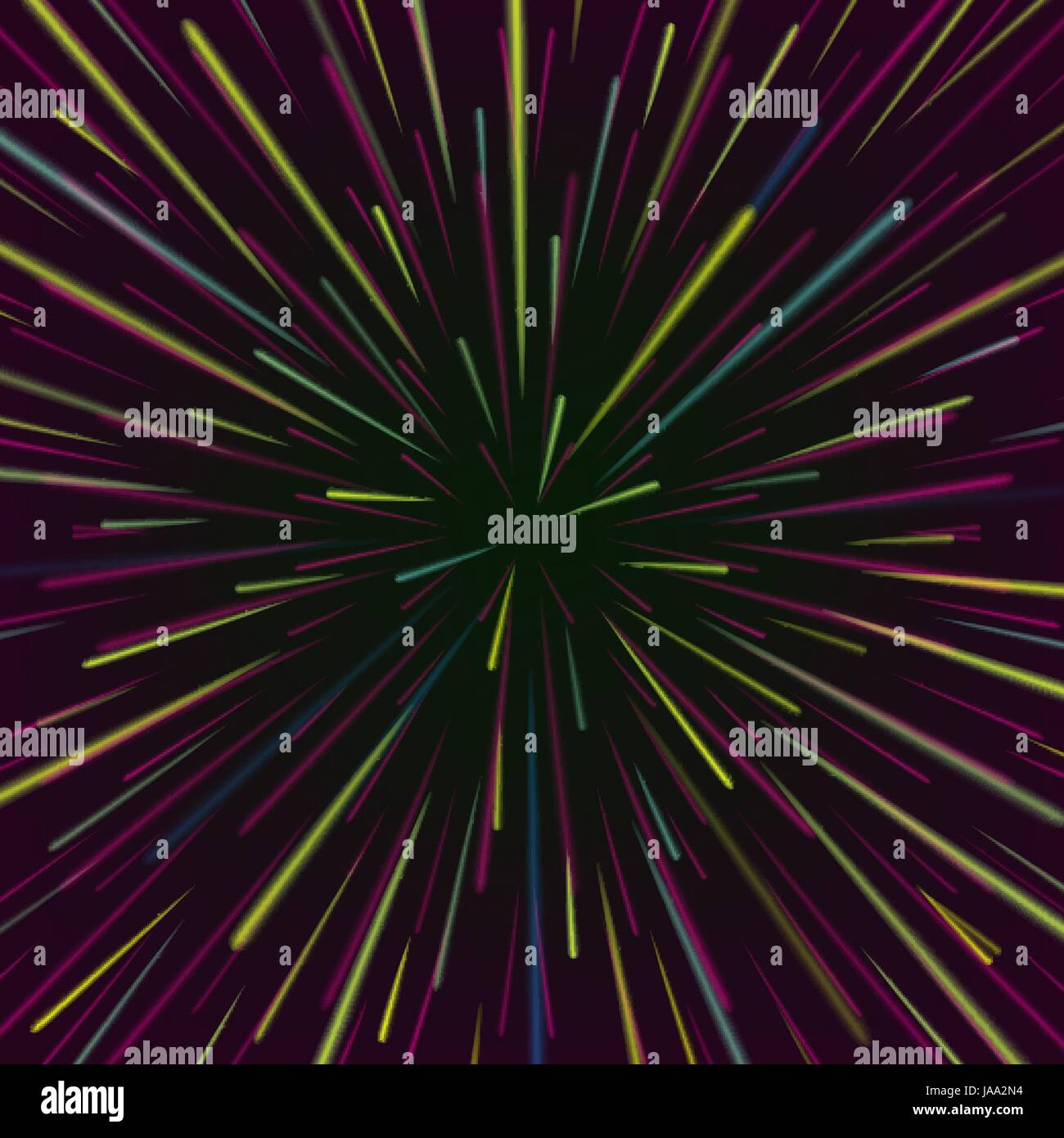 Space Vortex Vector. Abstract Background With Star Warp Or Hyperspace ...