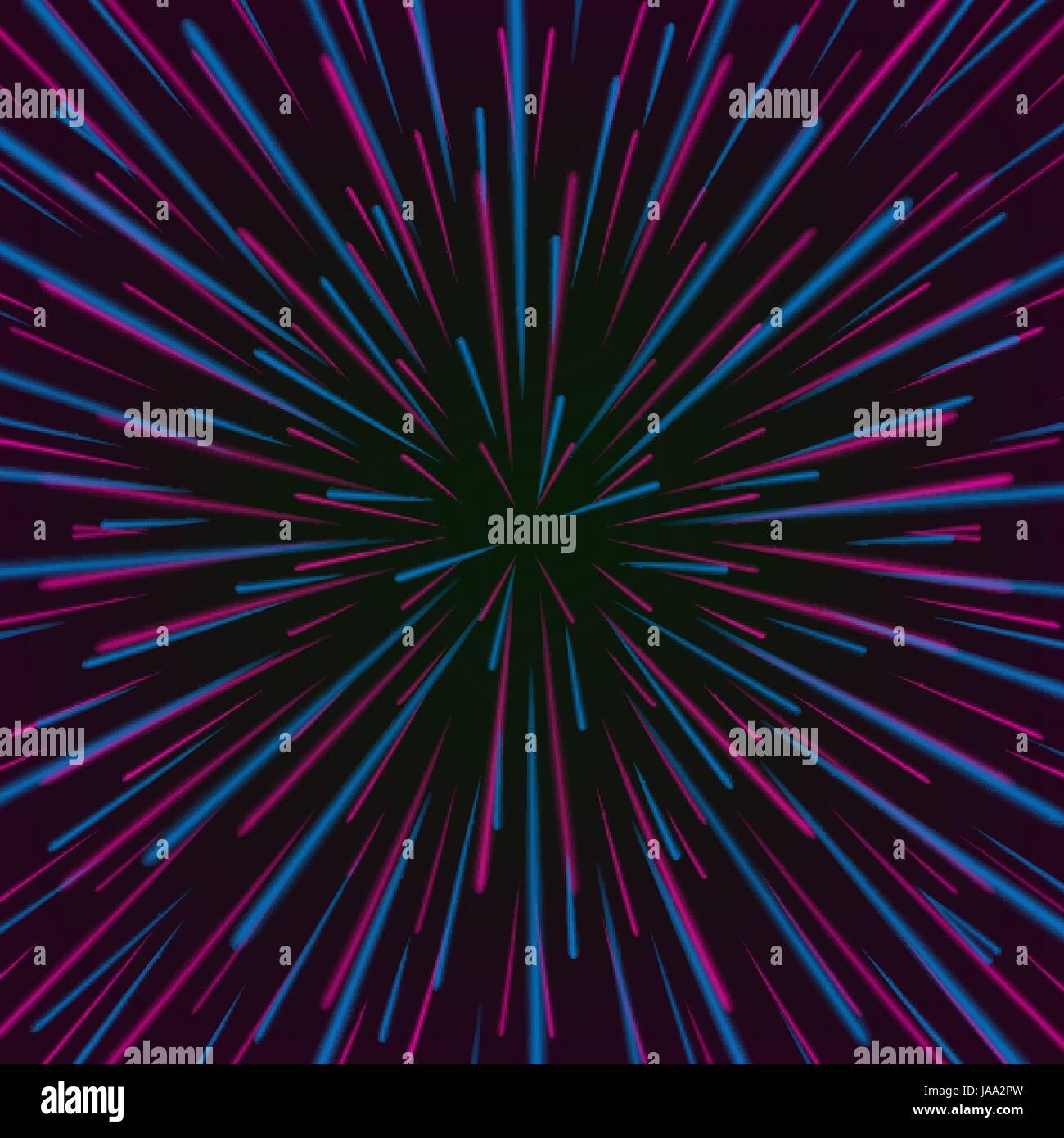Space Vortex Vector. Abstract Background With Star Warp Or Hyperspace ...