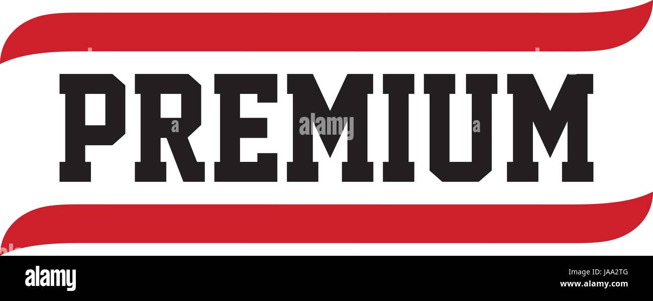 black red text premium quality vector art illustration Stock Vector ...