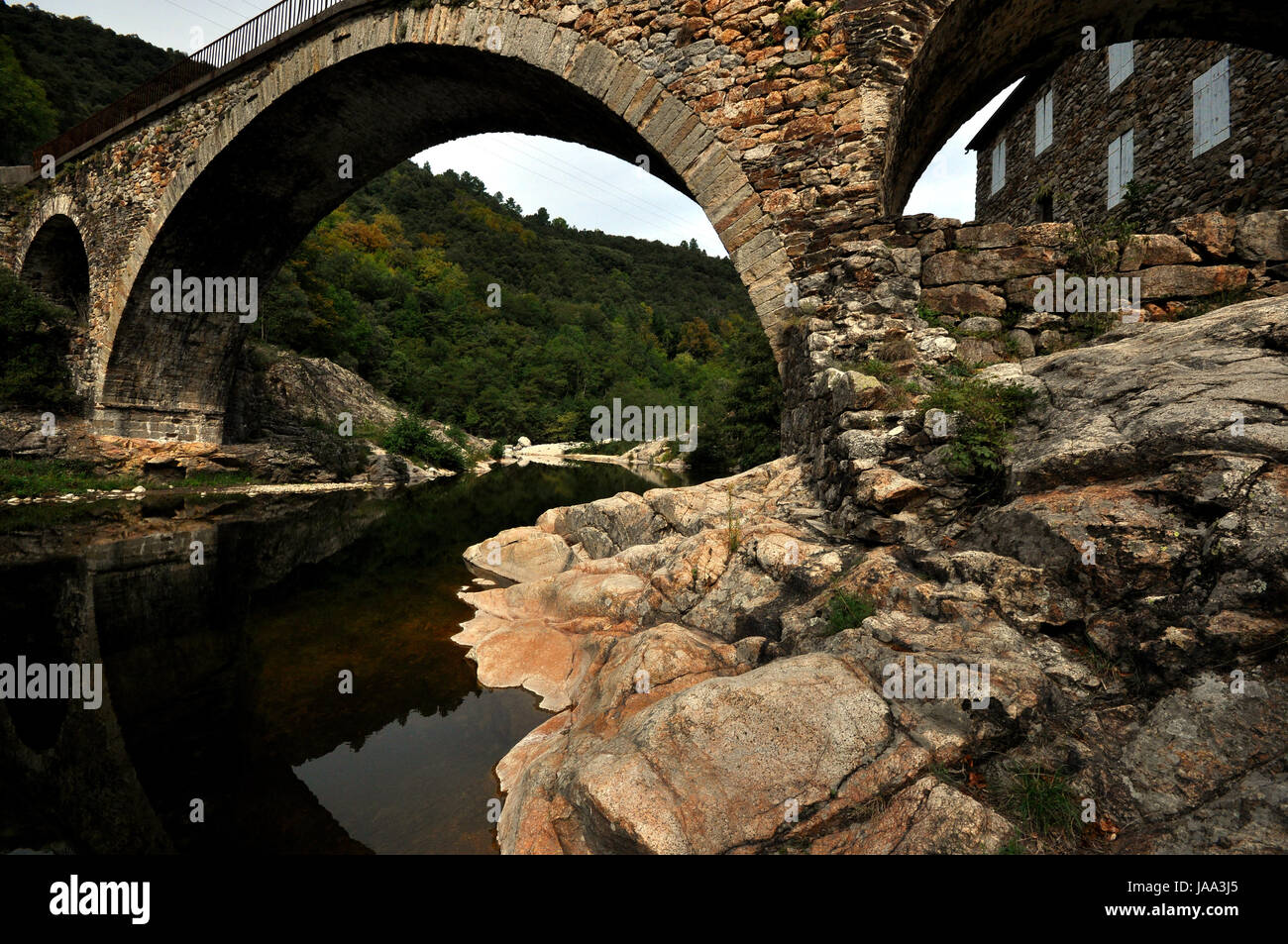 bridge, france, river, water, beautiful, beauteously, nice, stone ...