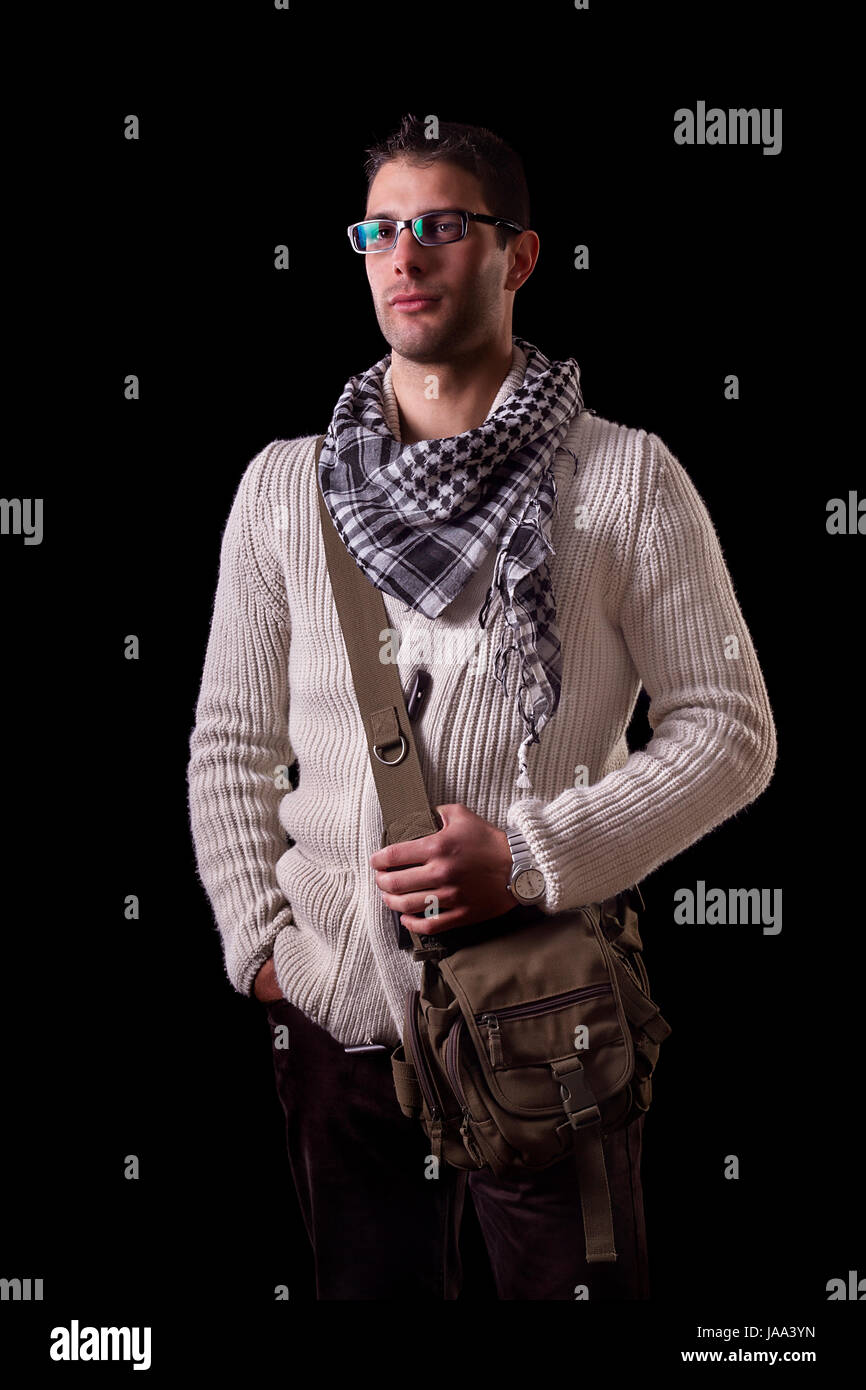 isolated, fashion, modern, modernity, male, masculine, person, black ...