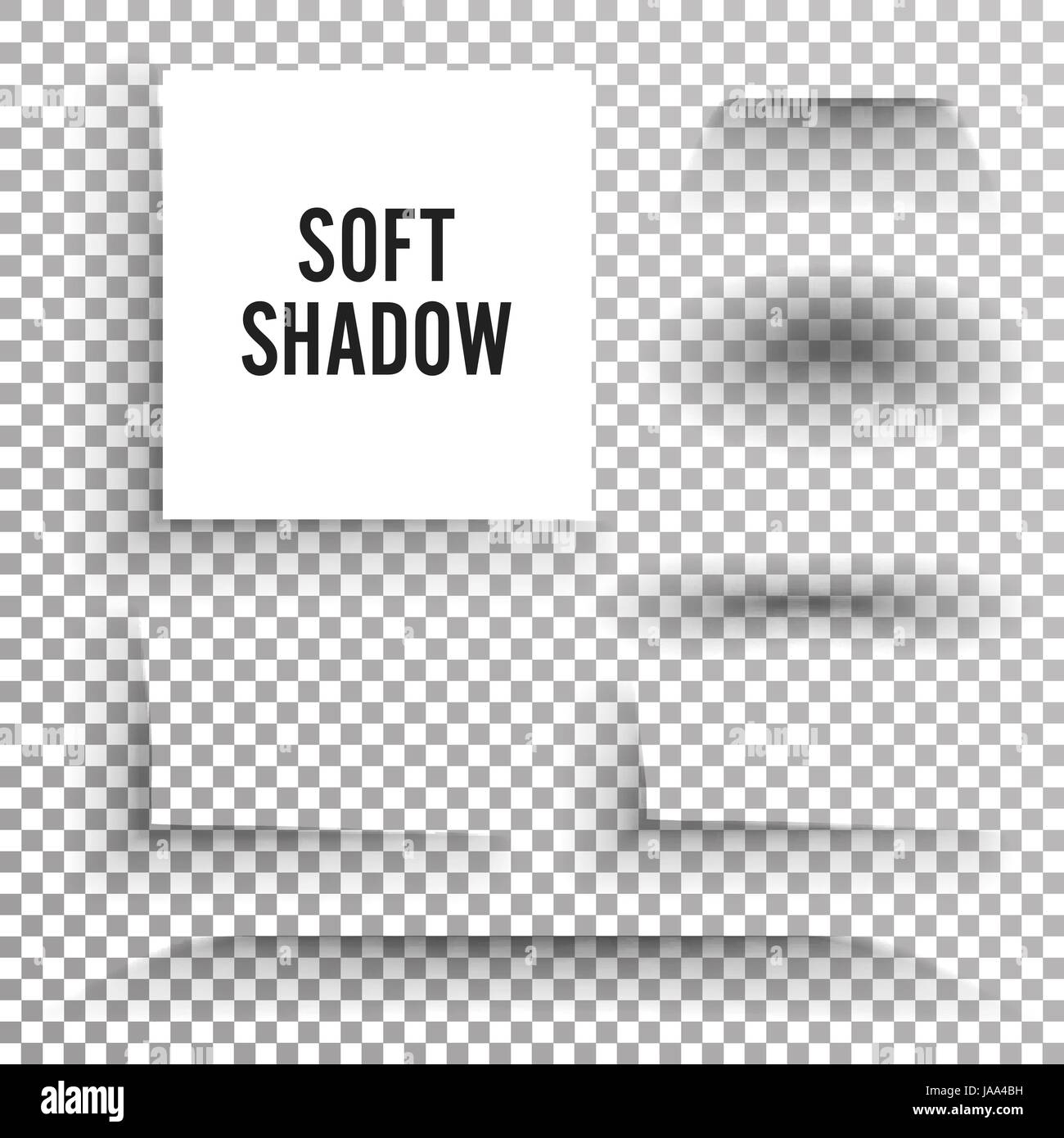 Transparent Soft Shadow Vector. Set Element With Soft Edges Isolated On ...