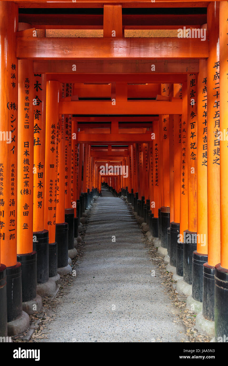 The Fushimi Inari Shrine Stock Photo - Alamy