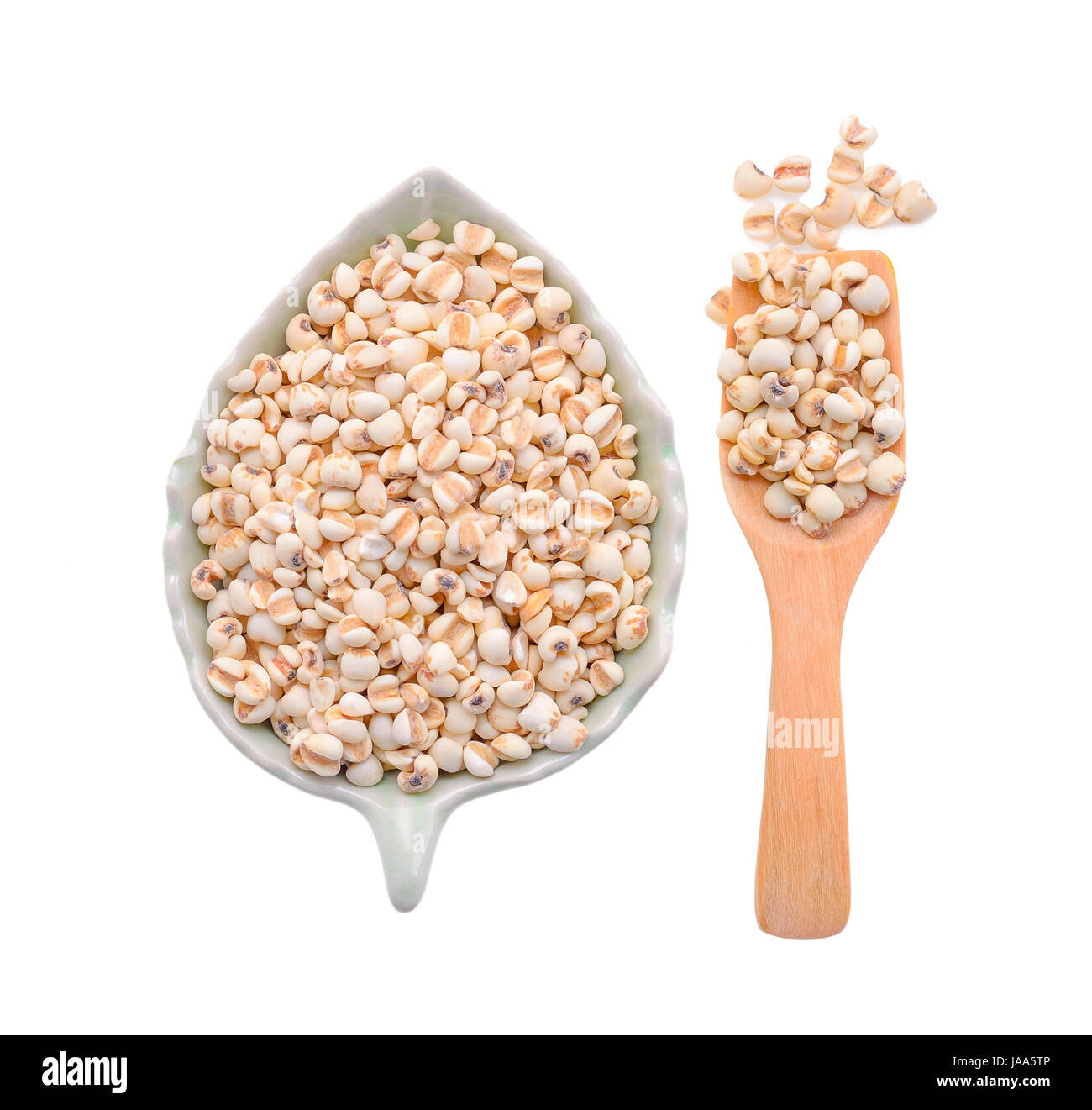 millet grains on white background Stock Photo - Alamy