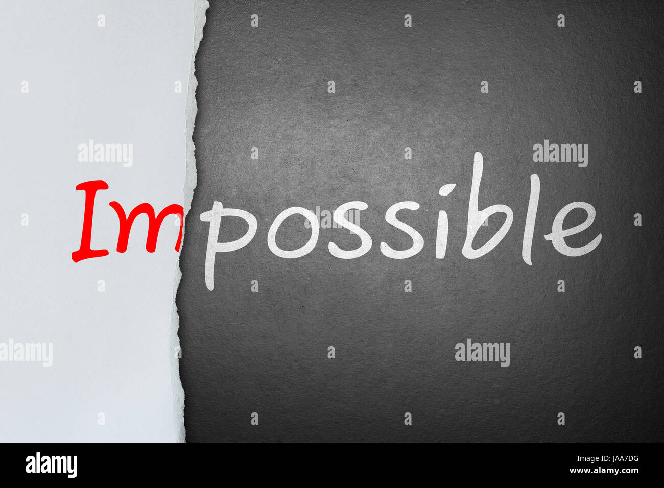 No impossible, only possible Stock Photo - Alamy