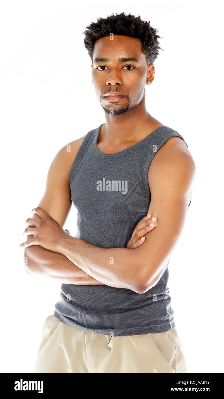 isolated, male, masculine, black, swarthy, jetblack, deep black, look ...