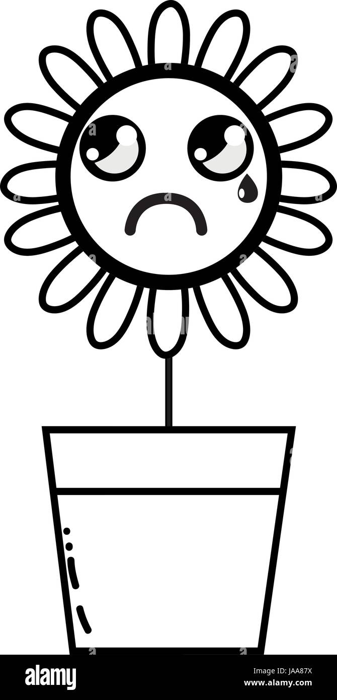 Crying face emoji Black and White Stock Photos & Images - Alamy