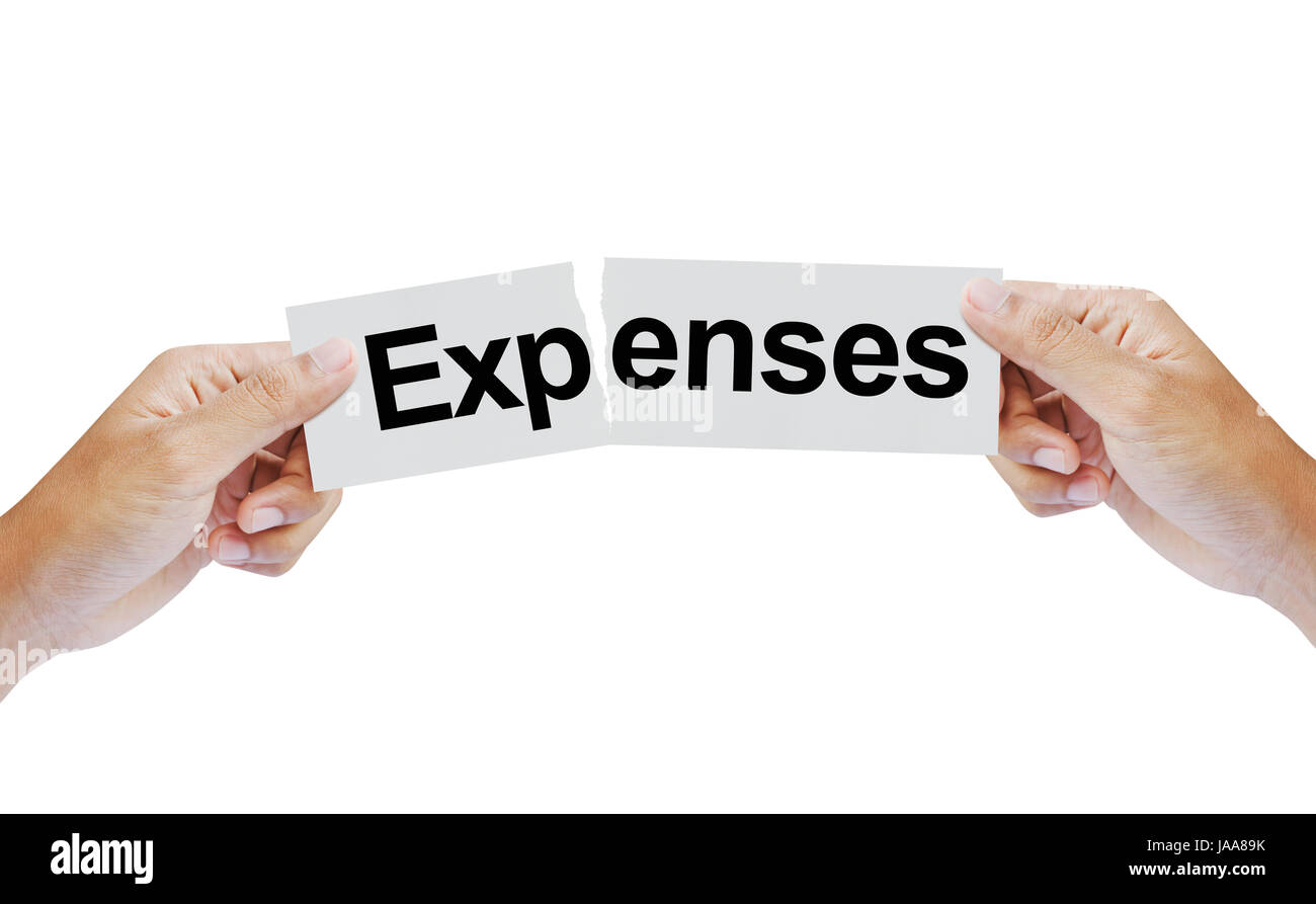 Profit and expenses Cut Out Stock Images & Pictures - Alamy