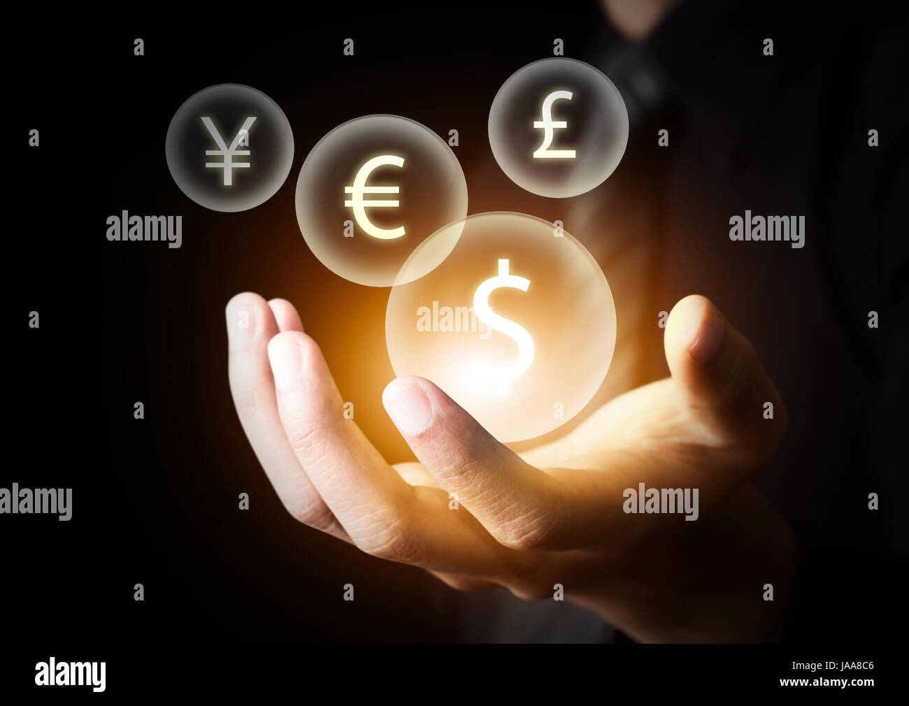 Set world currencies currency paper hi-res stock photography and images ...