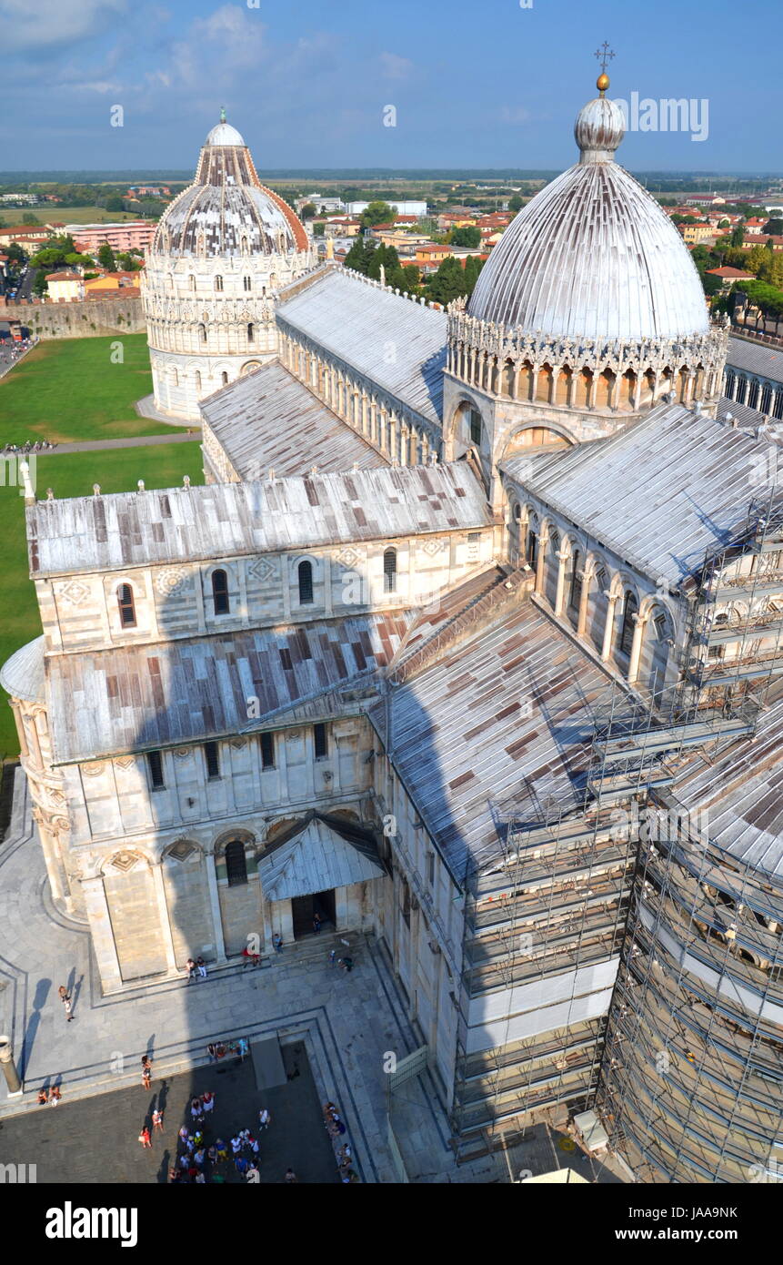 Pisa cathedral square aerial view hi-res stock photography and images ...
