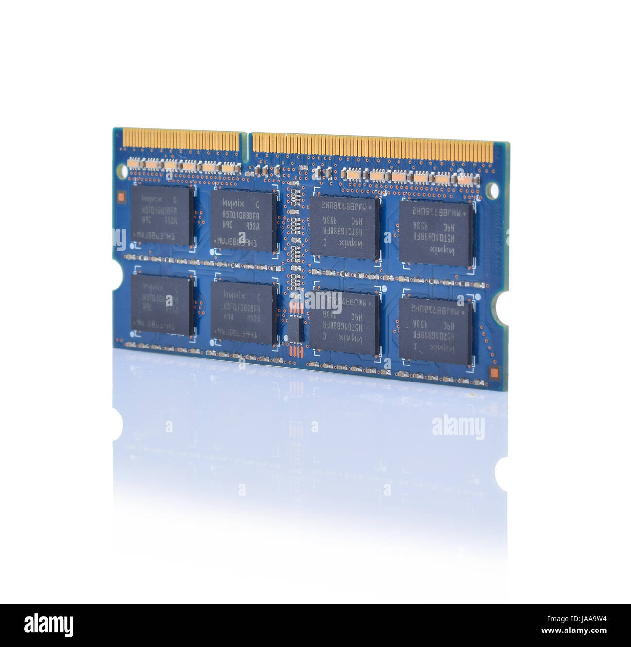 Computer memory isolated on white background Stock Photo - Alamy