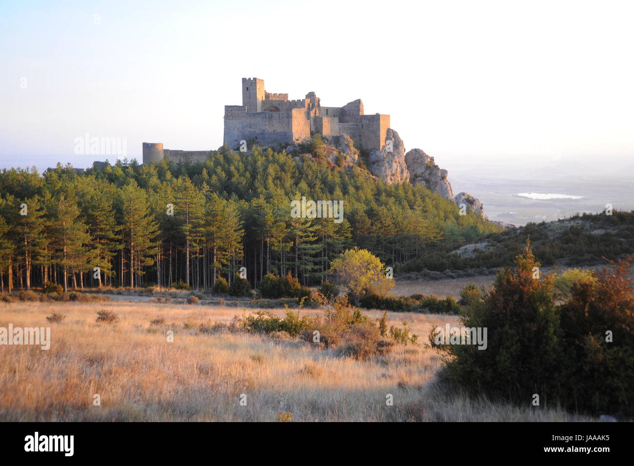 spain,castillo de loarre,loarre castle Stock Photo - Alamy