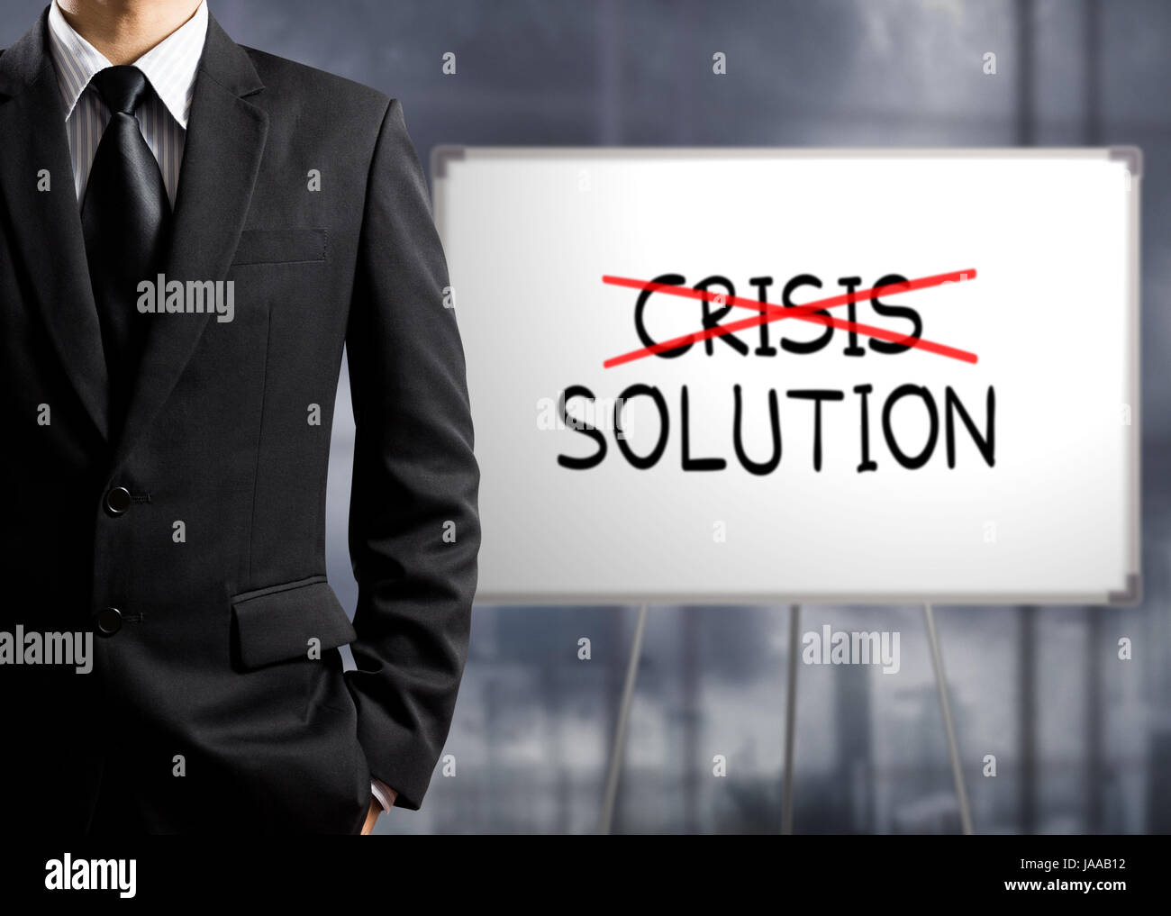 Cross crisis find solution hi-res stock photography and images - Alamy