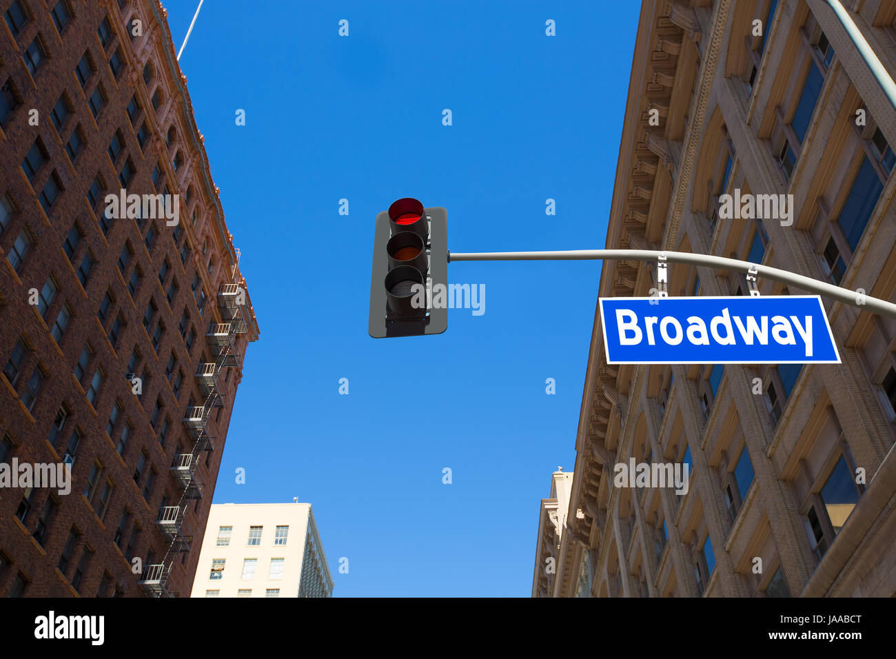 Los angeles road sign hi-res stock photography and images - Alamy