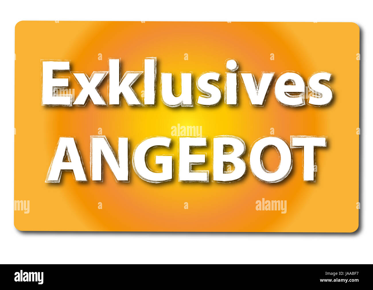 Angebot Rabatt Aktion Symbol Button Stock Photo - Alamy