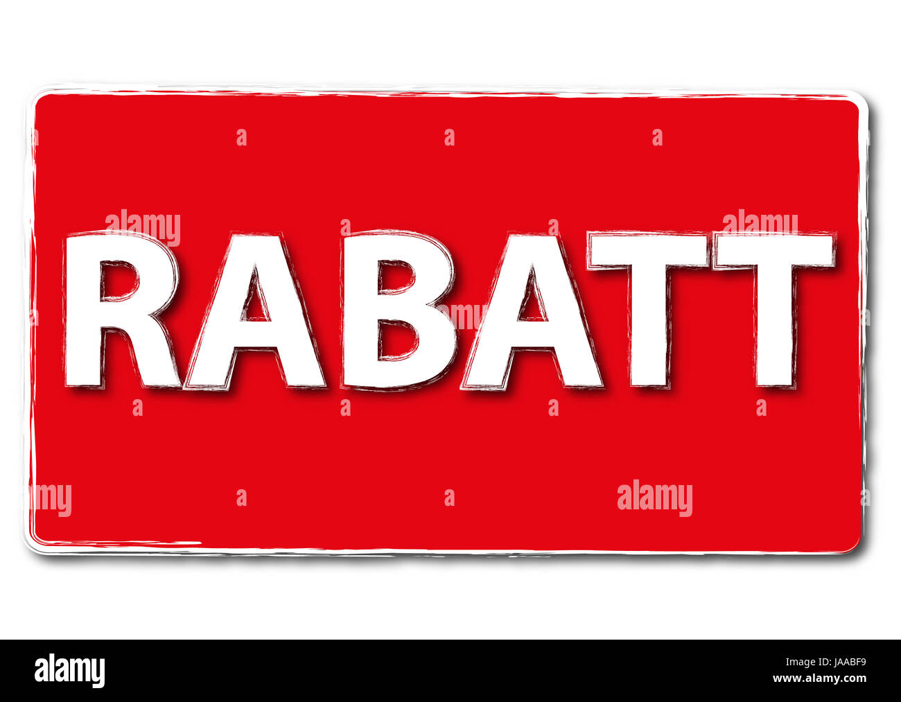 Angebot Rabatt Aktion Symbol Button Stock Photo - Alamy