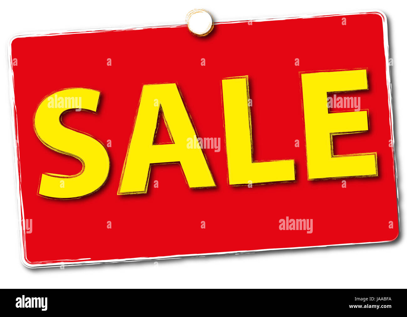 Angebot Rabatt Aktion Symbol Button Stock Photo - Alamy