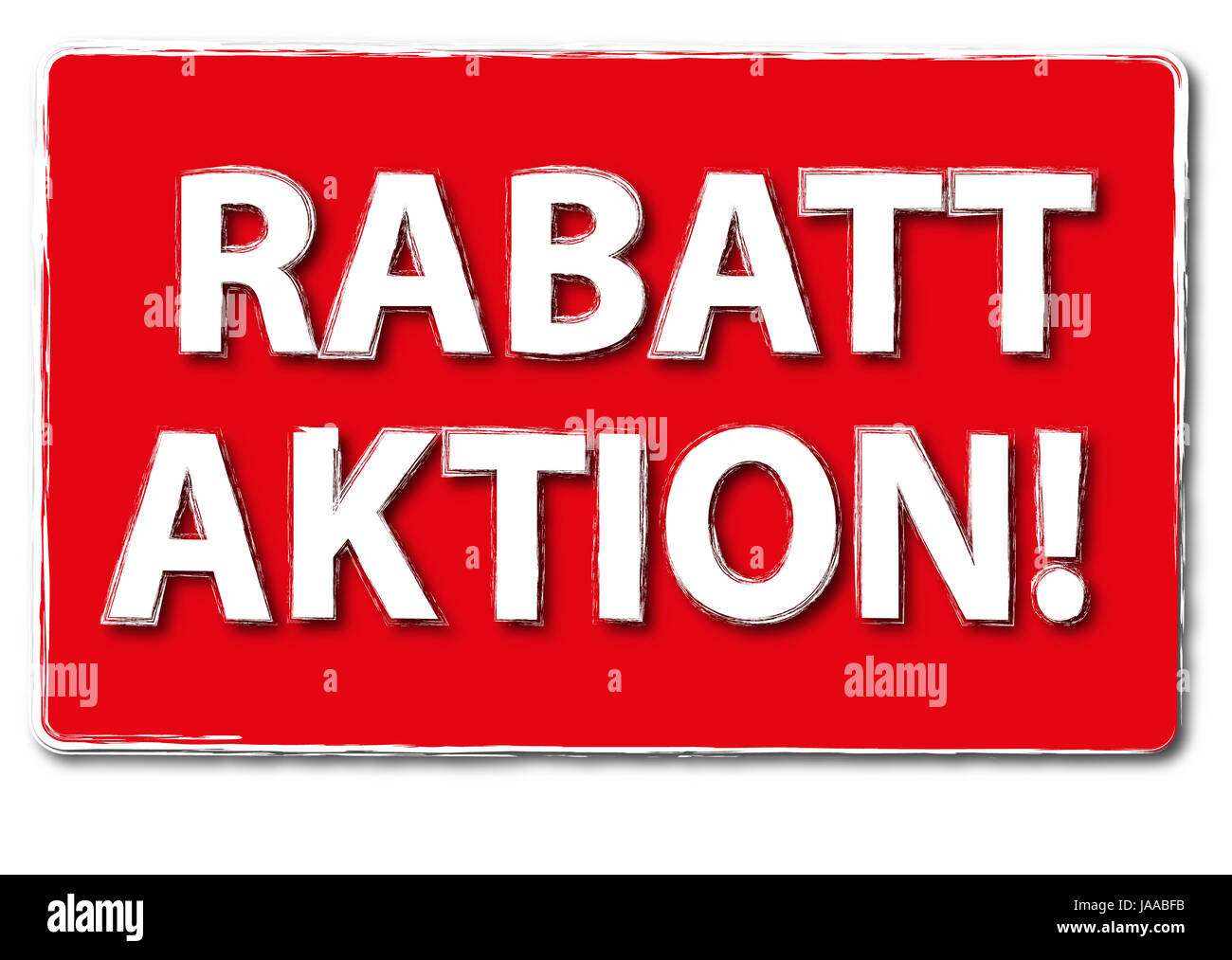 Angebot Rabatt Aktion Symbol Button Stock Photo - Alamy