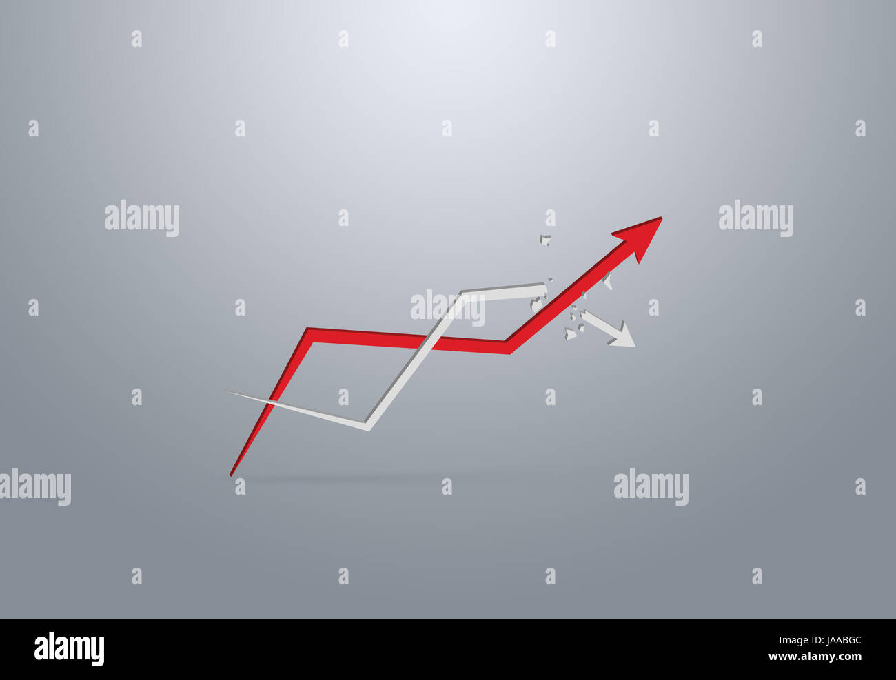 Rising arrows, representing business growth Stock Photo - Alamy