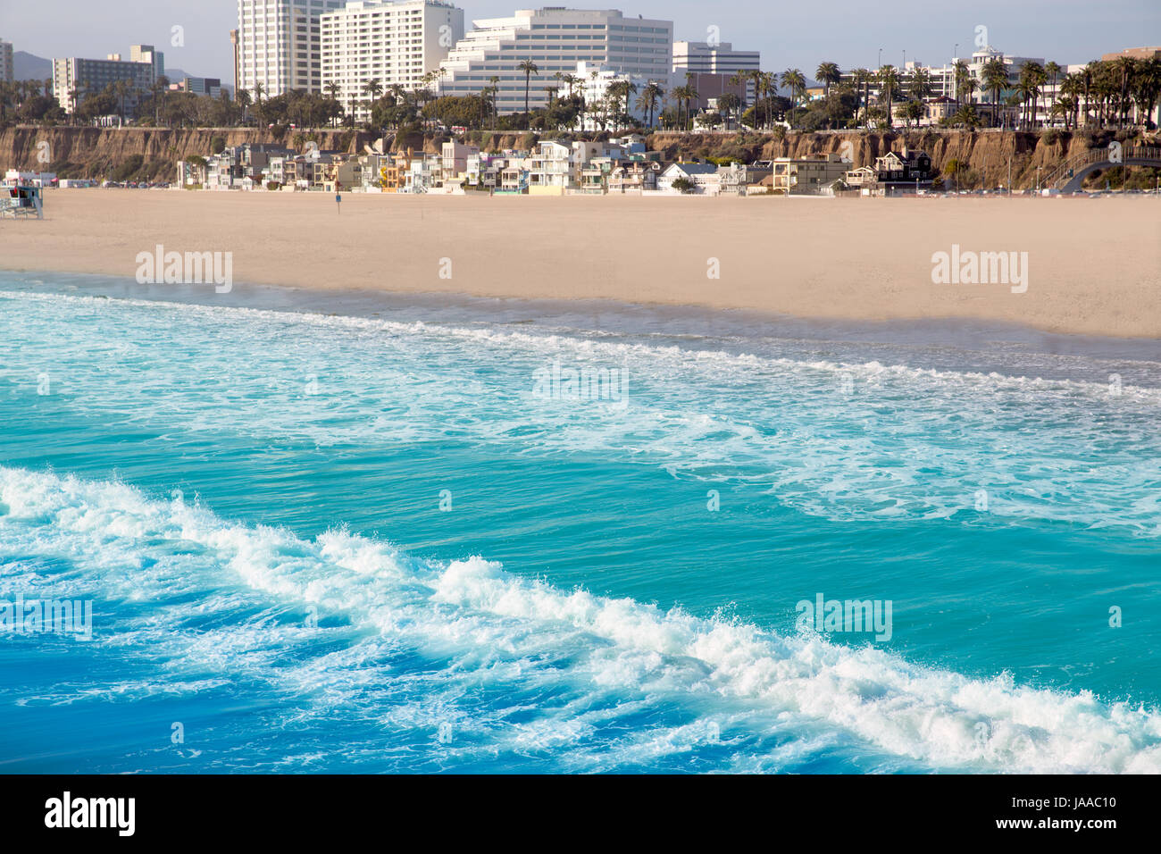 Beautiful view pier in santa hi-res stock photography and images - Alamy