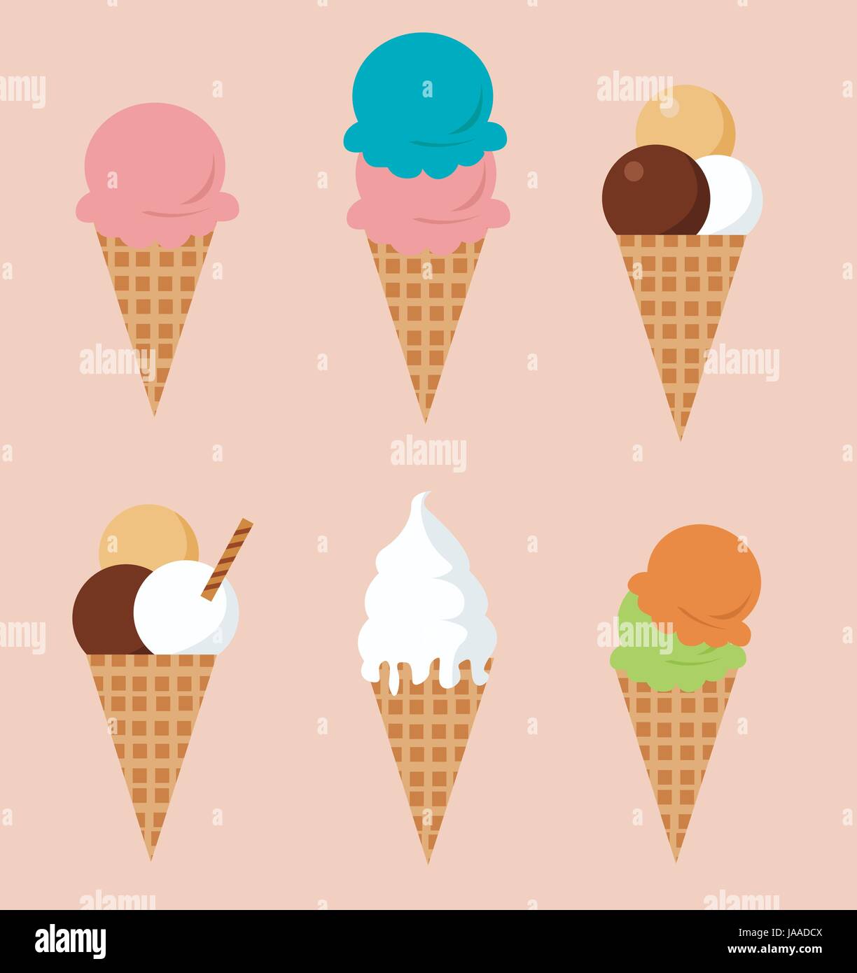 Stylized Icecream High Resolution Stock Photography and Images - Alamy