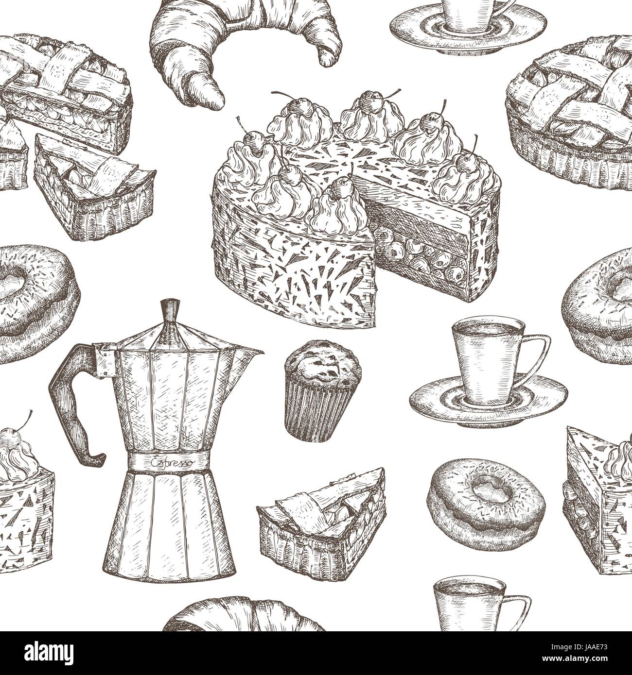 Menu restaurant hand drawn Stock Vector Images - Alamy