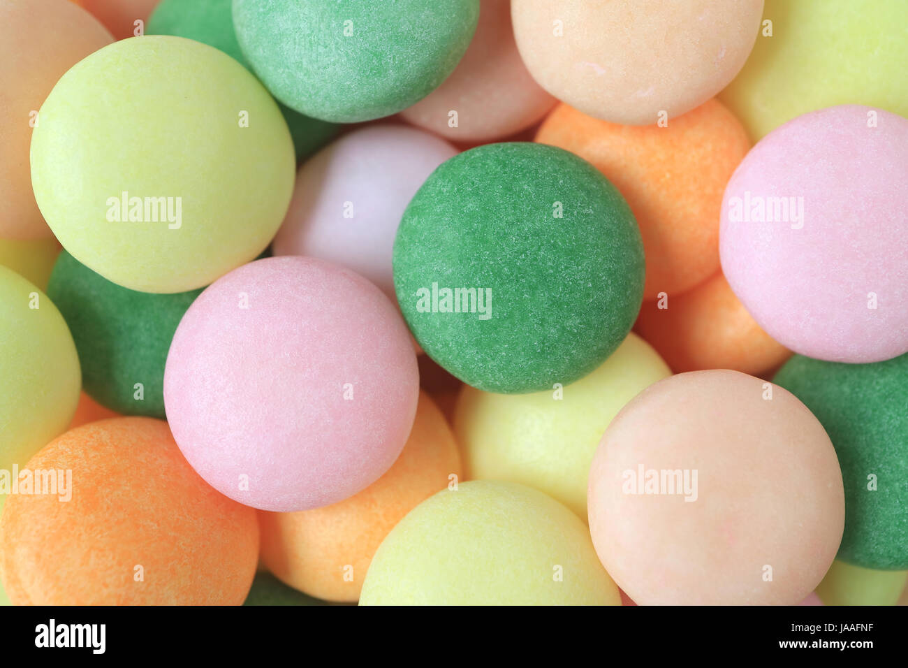 Top View of Beautiful Colored Round Candies, Close-up for Background ...