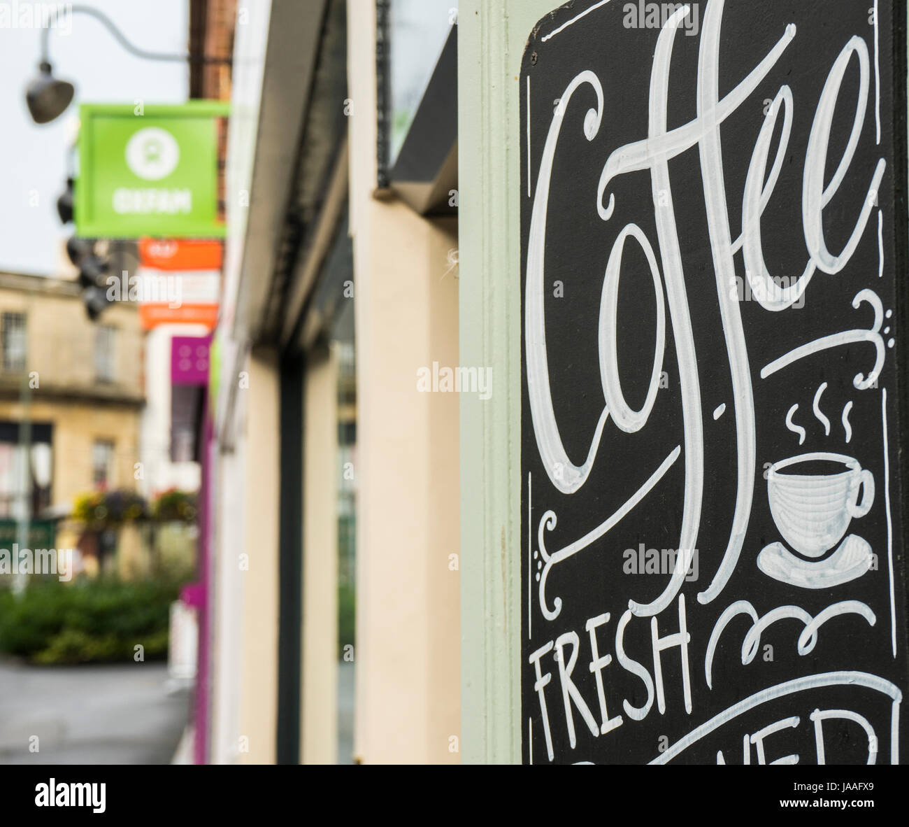 Independent coffee shop, Kidderminster, Worcestershire, England, Europe ...