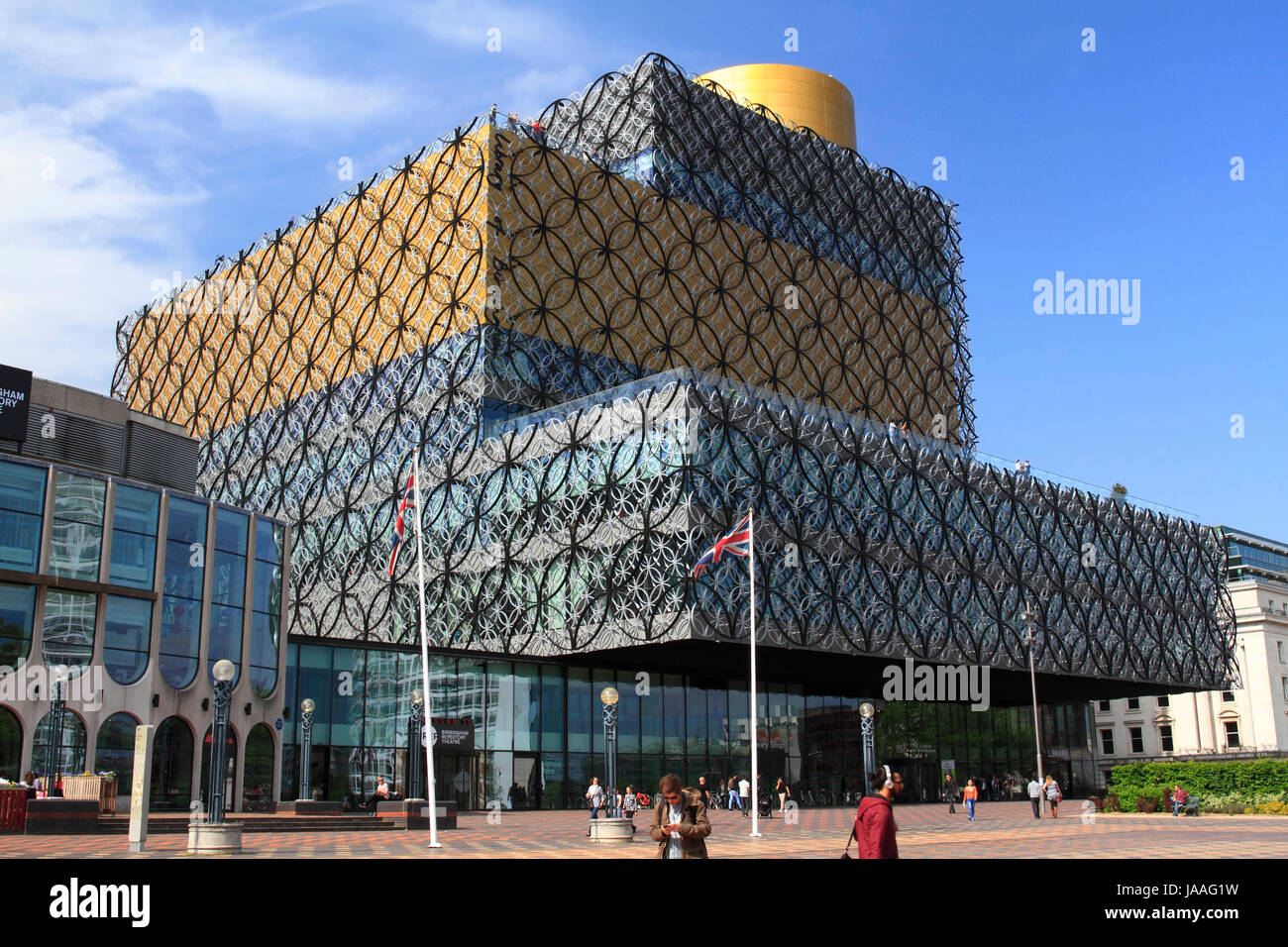 The library of Birmingham, Centenary Square, Birmingham, England ...