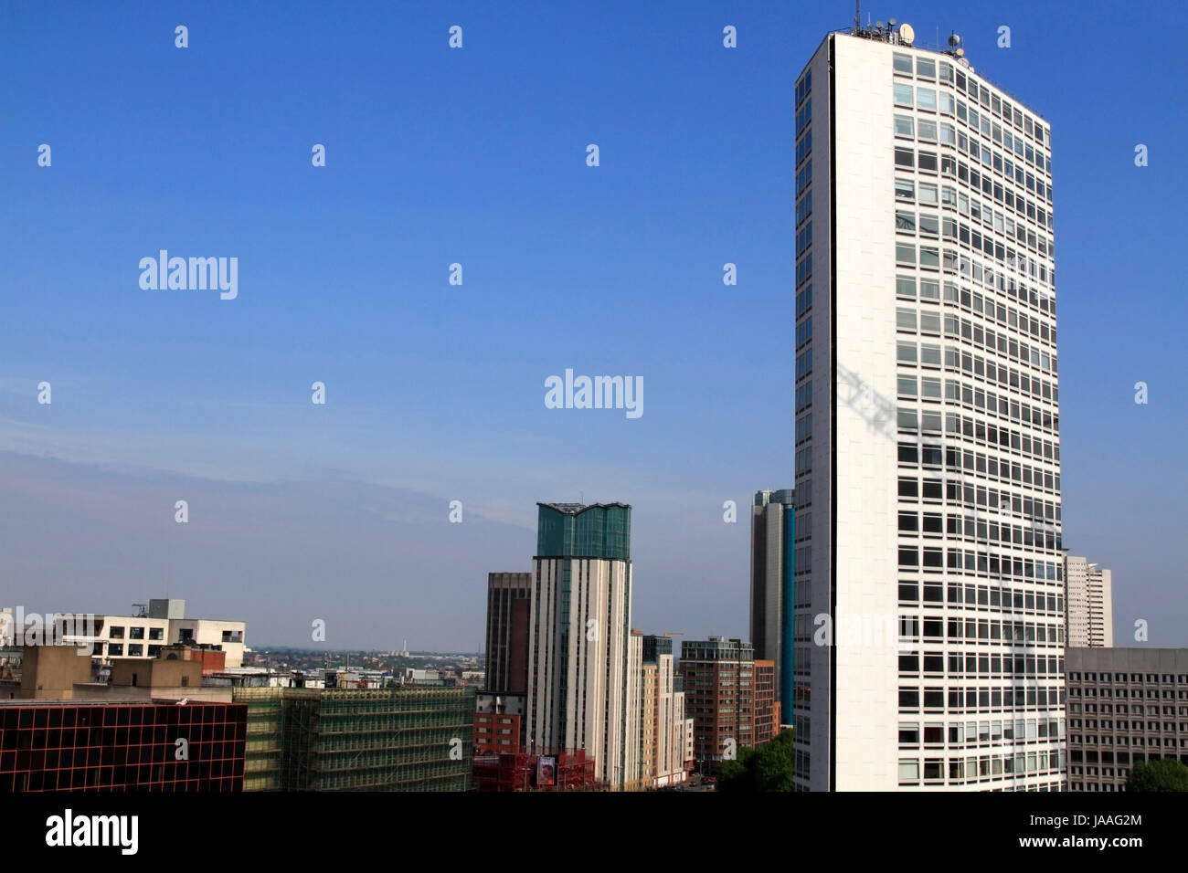 Alpha Tower, a skyscraper in Birmingham, West Midlands, England, Europe ...