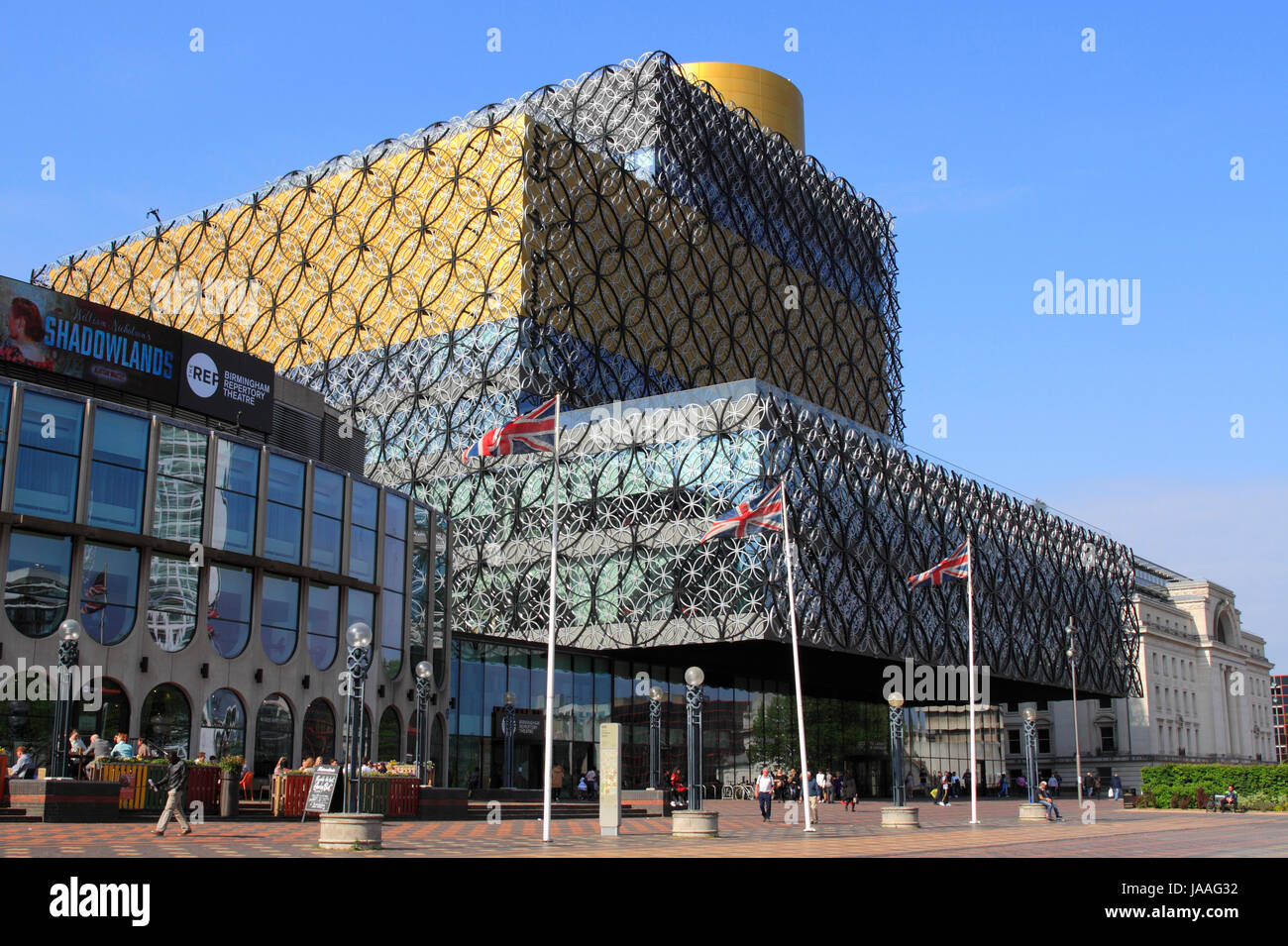 The library of Birmingham, Centenary Square, Birmingham, England ...