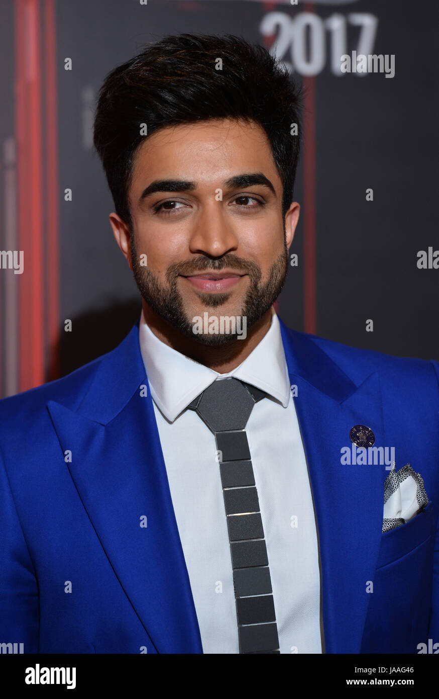 Navin Kundra attending the British Soap Awards 2017 at The Lowry ...