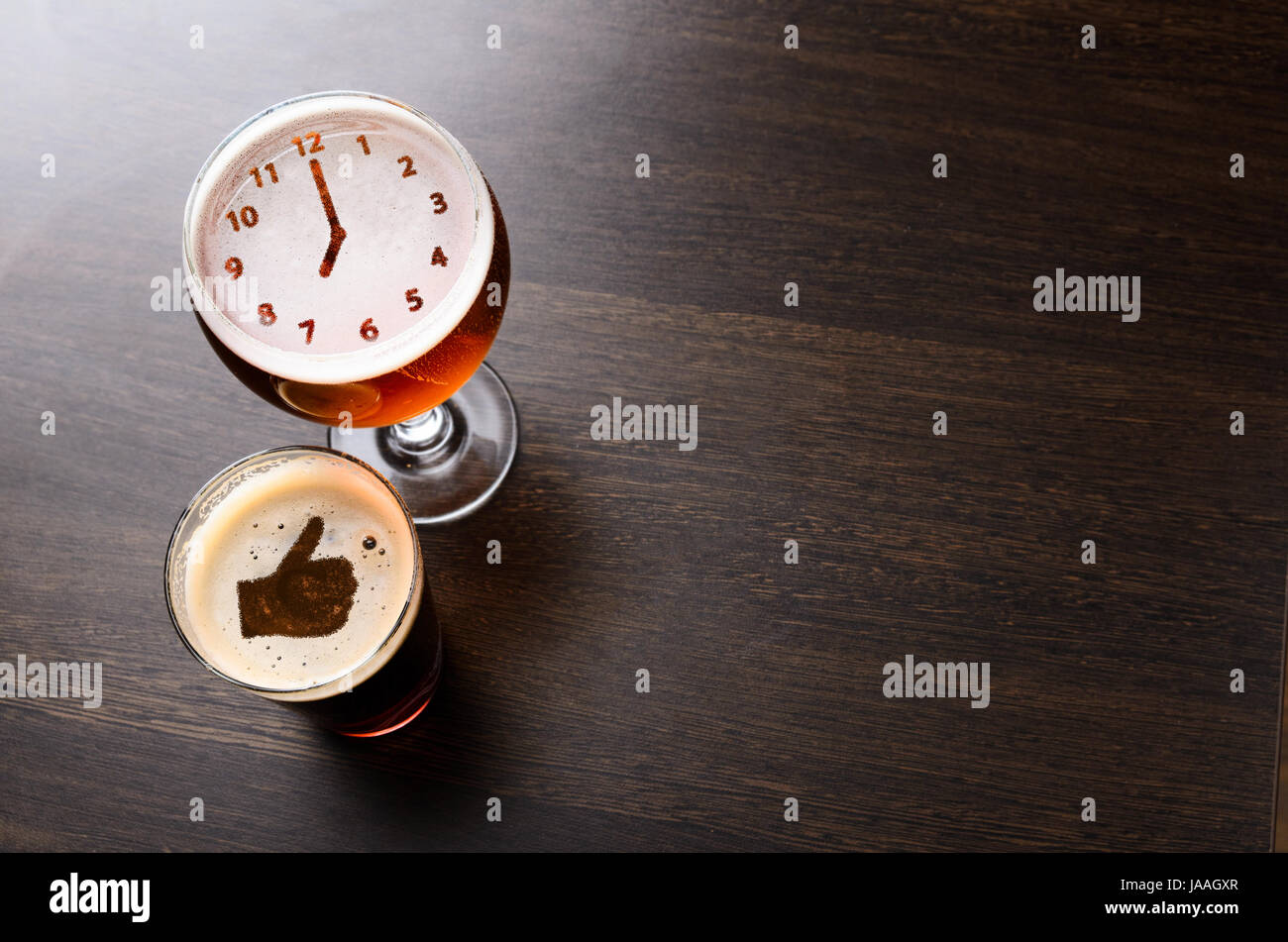 Time for fresh beer Stock Photo - Alamy