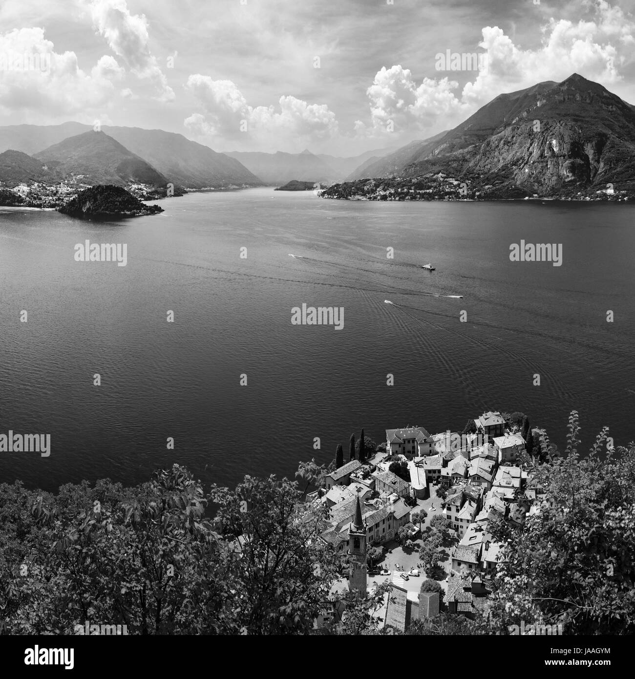 Beautiful top view lake Black and White Stock Photos & Images - Alamy