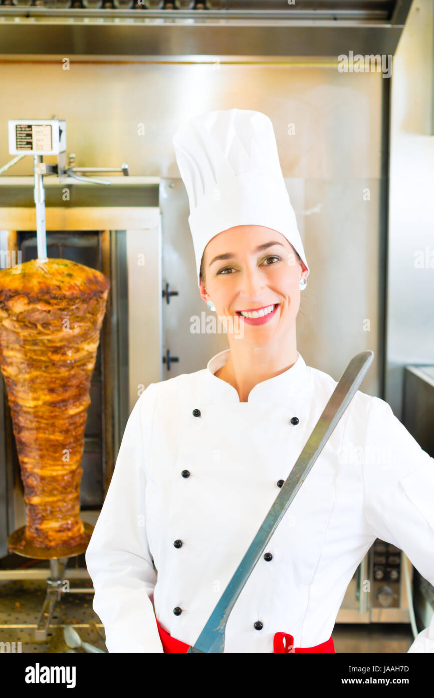 kebab - hot kebab with fresh ingredients Stock Photo - Alamy