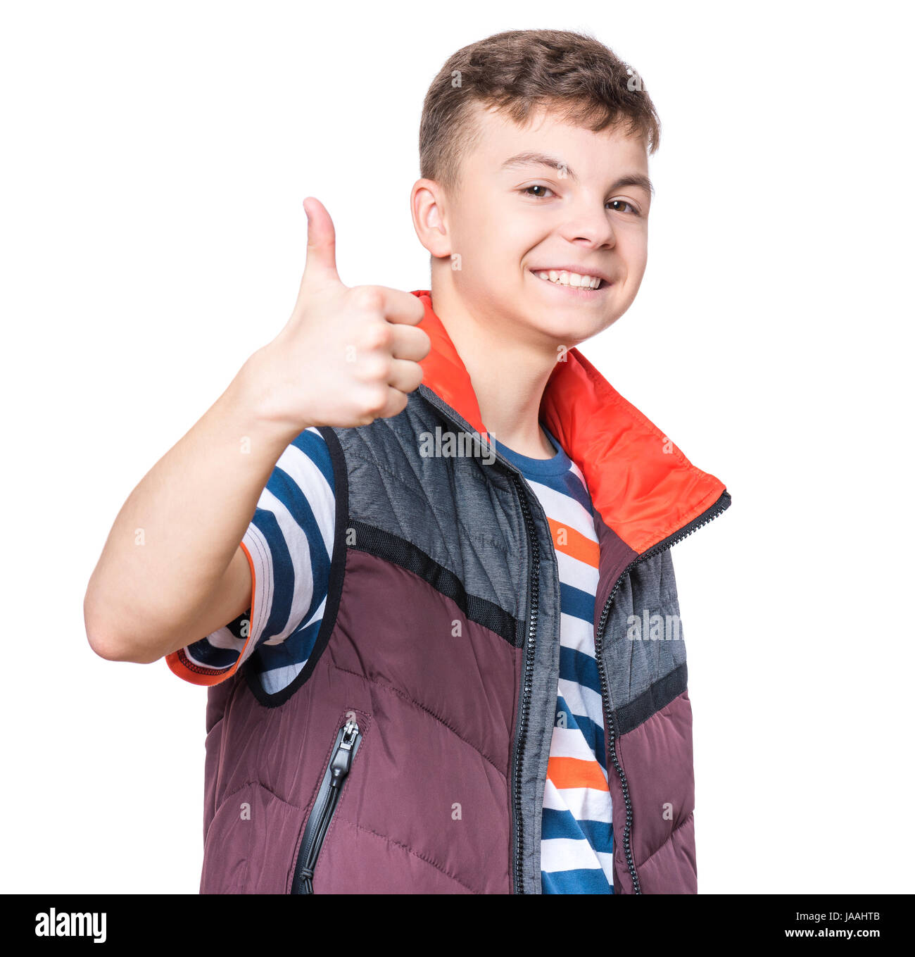 Emotional portrait of teen boy Stock Photo - Alamy