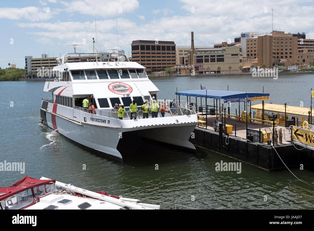Tampa Florida USA. The fast passenger ferry Provincetown IV from St ...