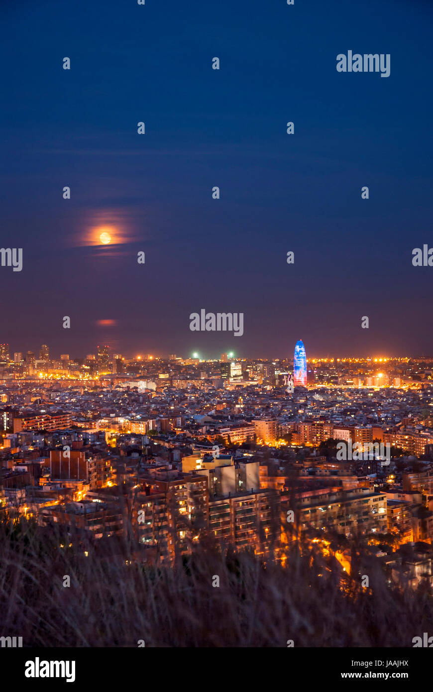 blue, tower, travel, city, town, monument, art, famous, night ...