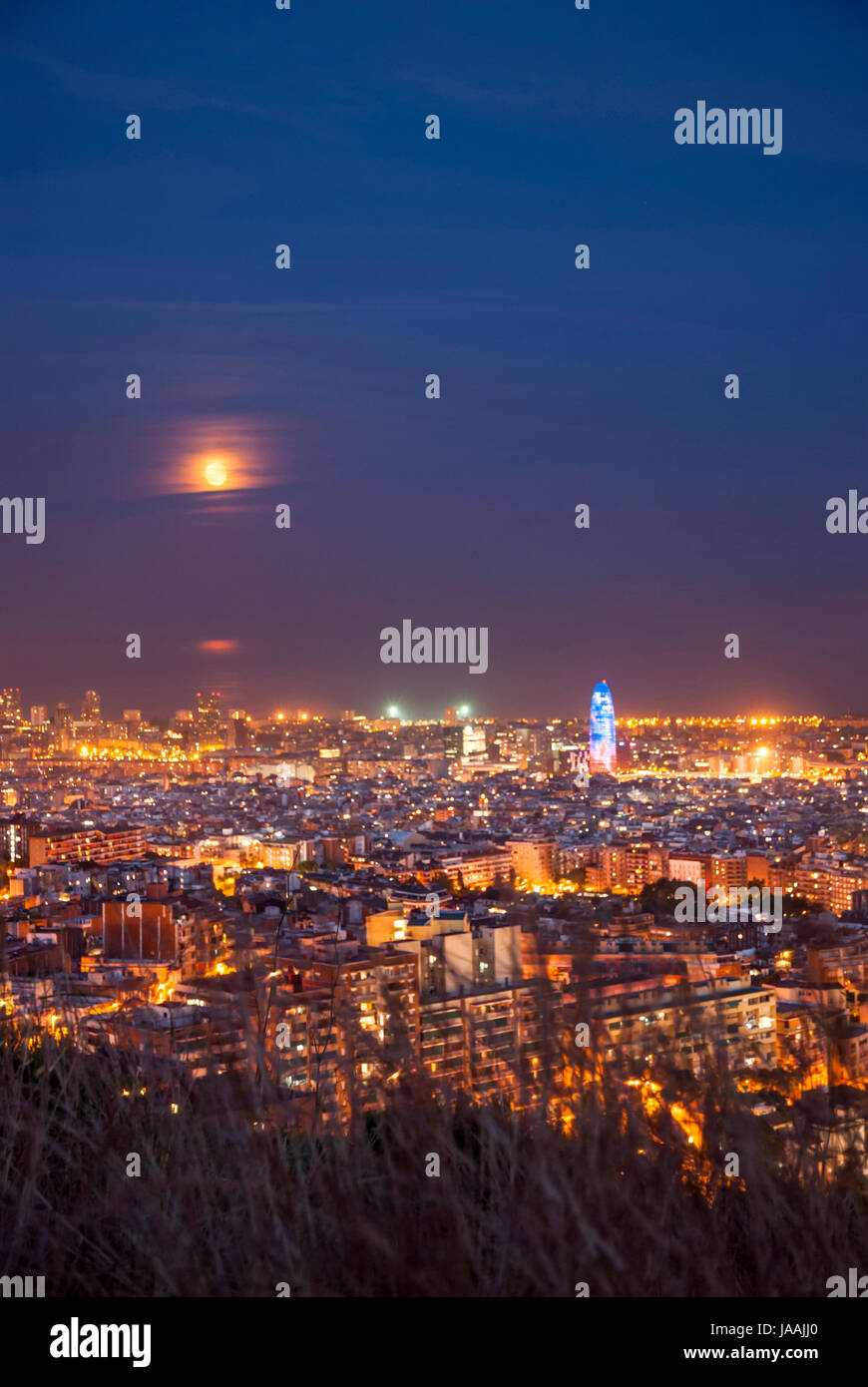 blue, tower, travel, city, town, monument, art, famous, night ...